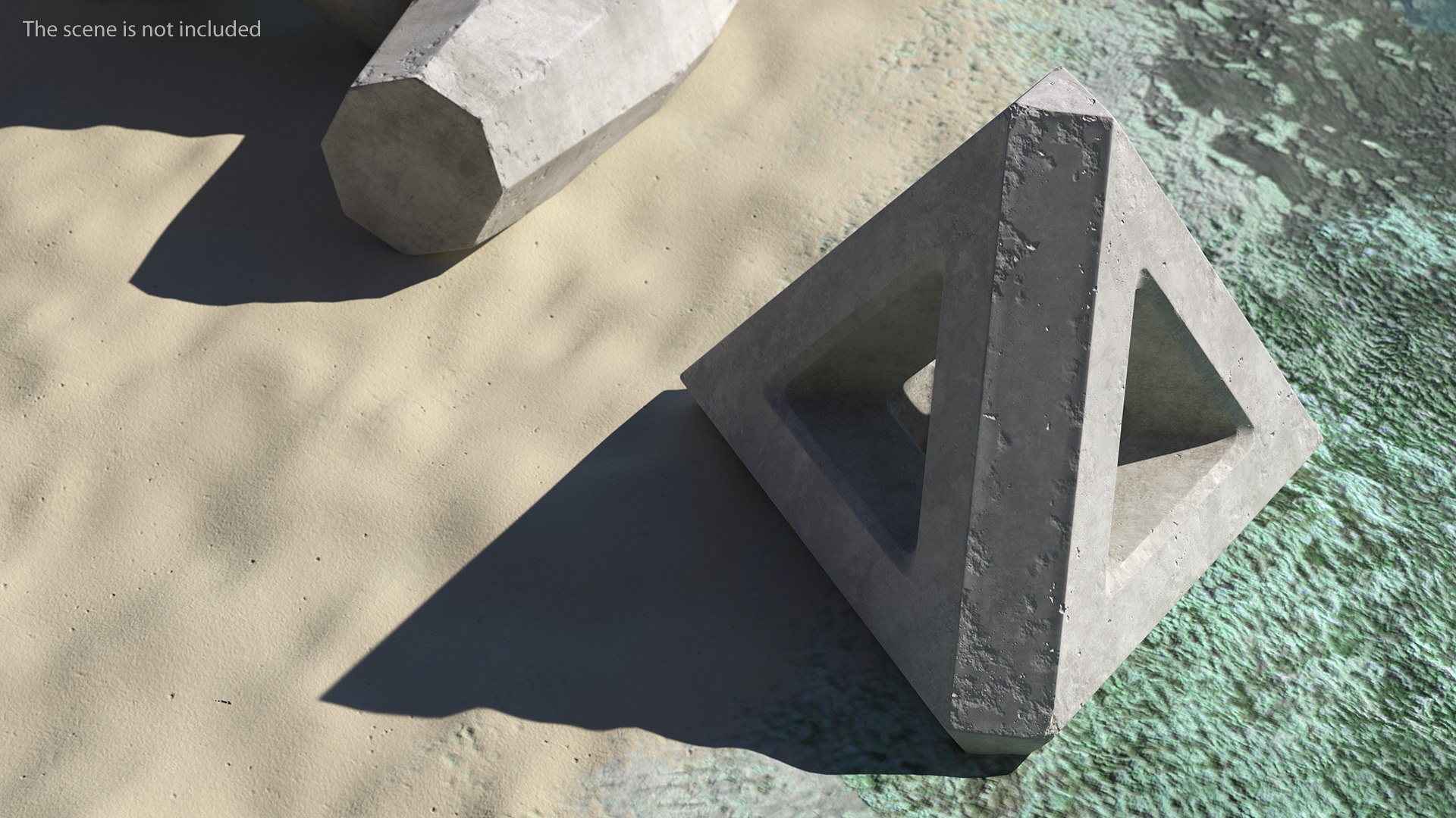 3D Concrete Breakwater Pyramid - TurboSquid 1818229