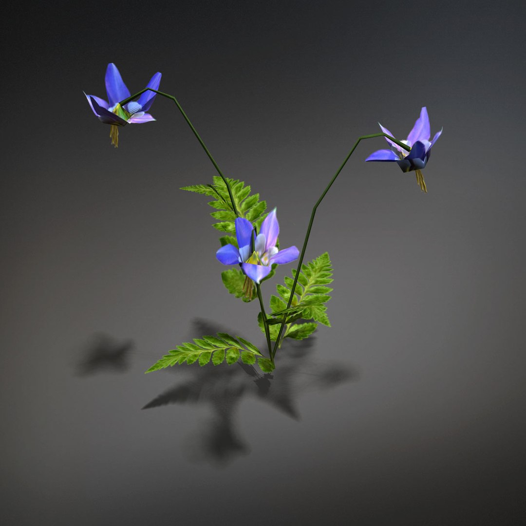 3ds Max Flowers 16 Low-poly Icons