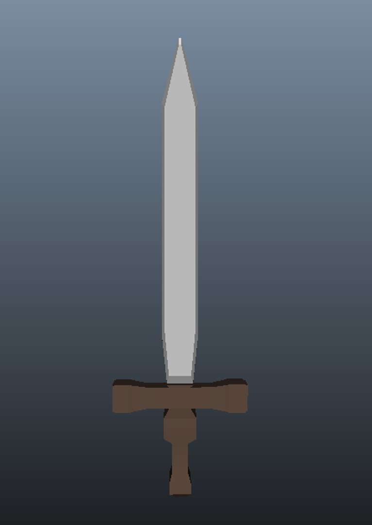 Free Medieval Sword 3d Model