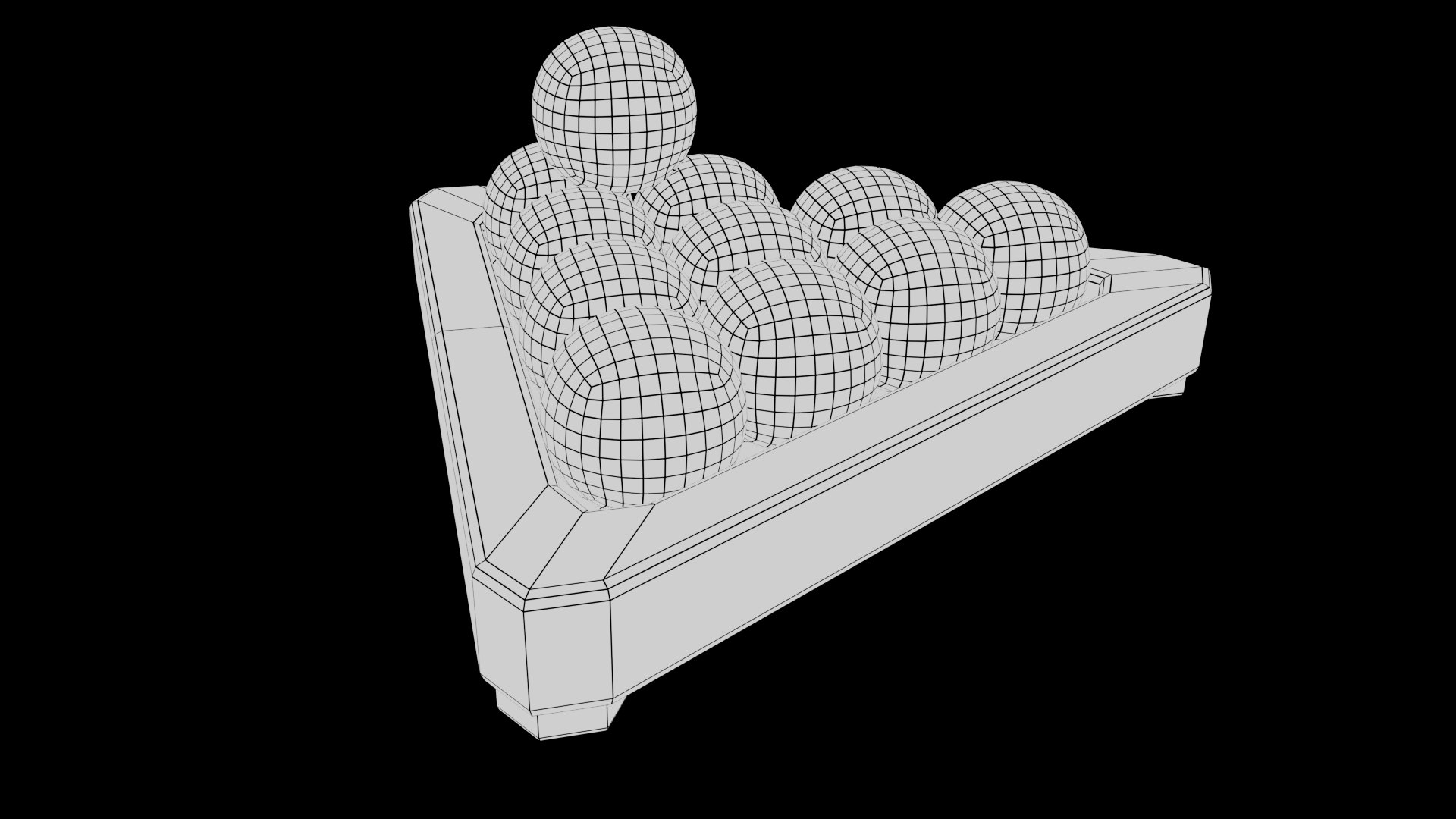 3D Stack Of Cannonballs - TurboSquid 2016921