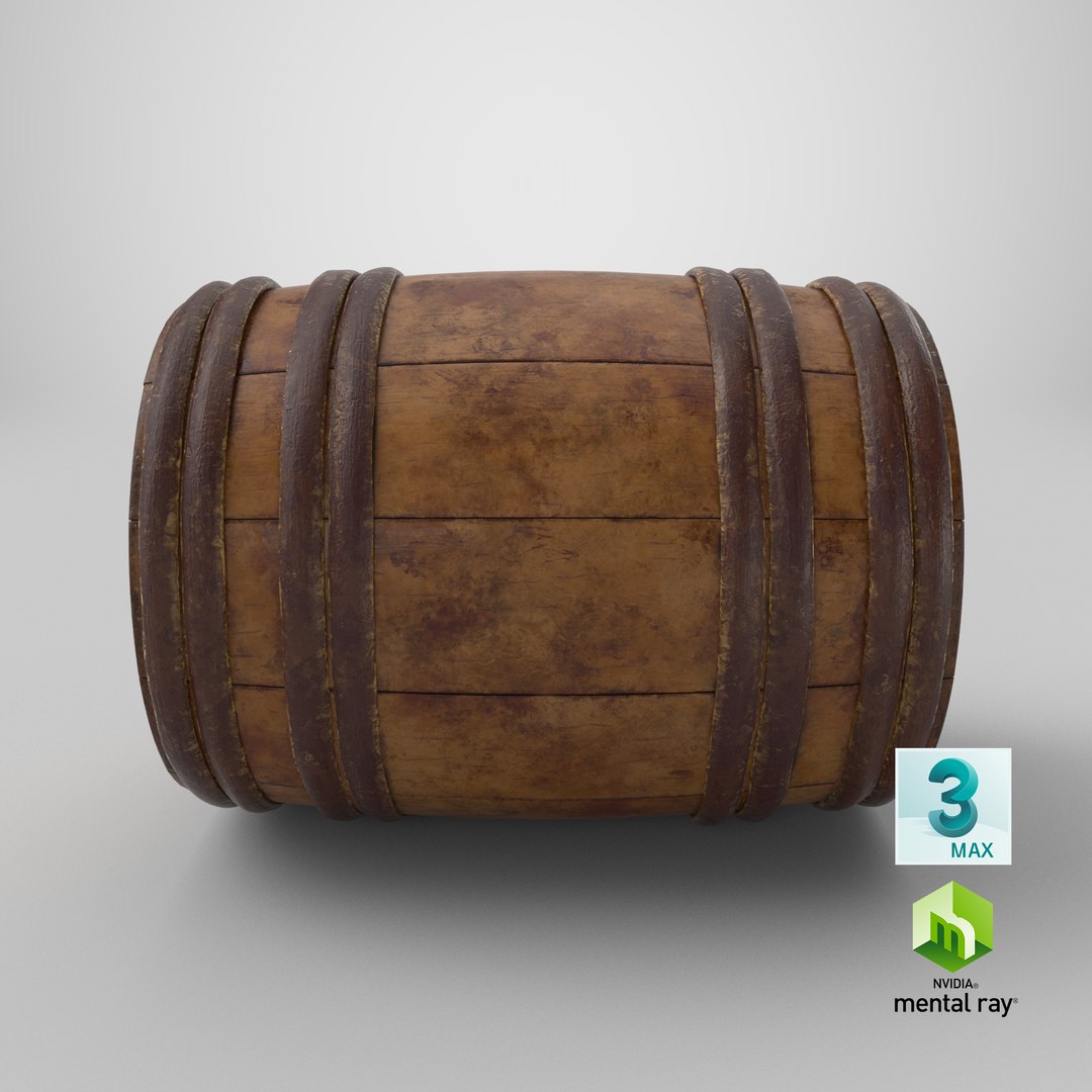 3D gunpowder keg - TurboSquid 1174432