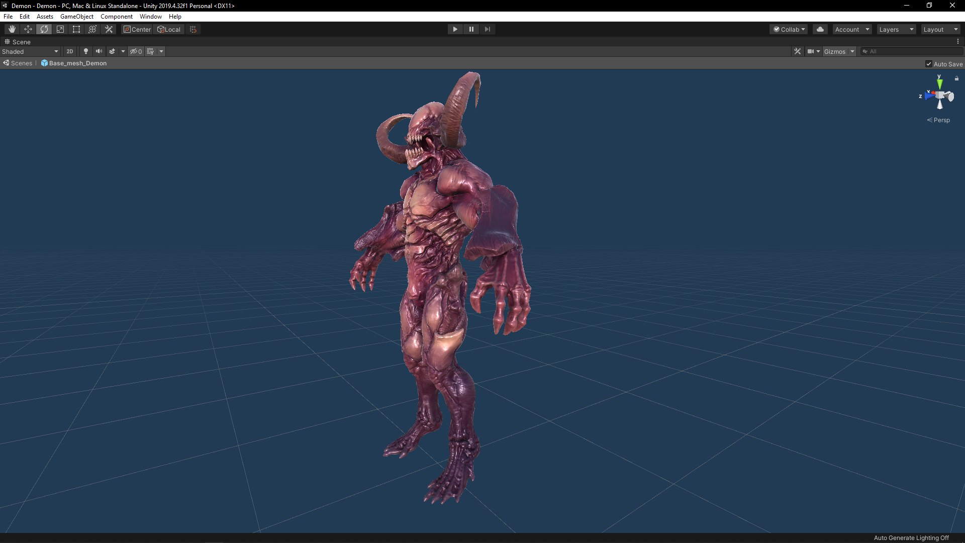 3D Demon Model - TurboSquid 1855240