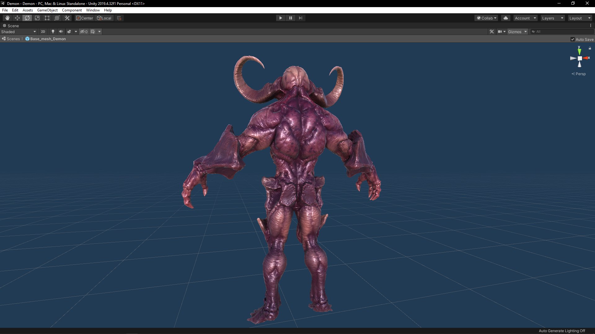 3D Demon Model - TurboSquid 1855240
