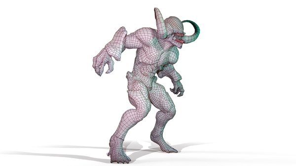 3D Demon model - TurboSquid 1855240