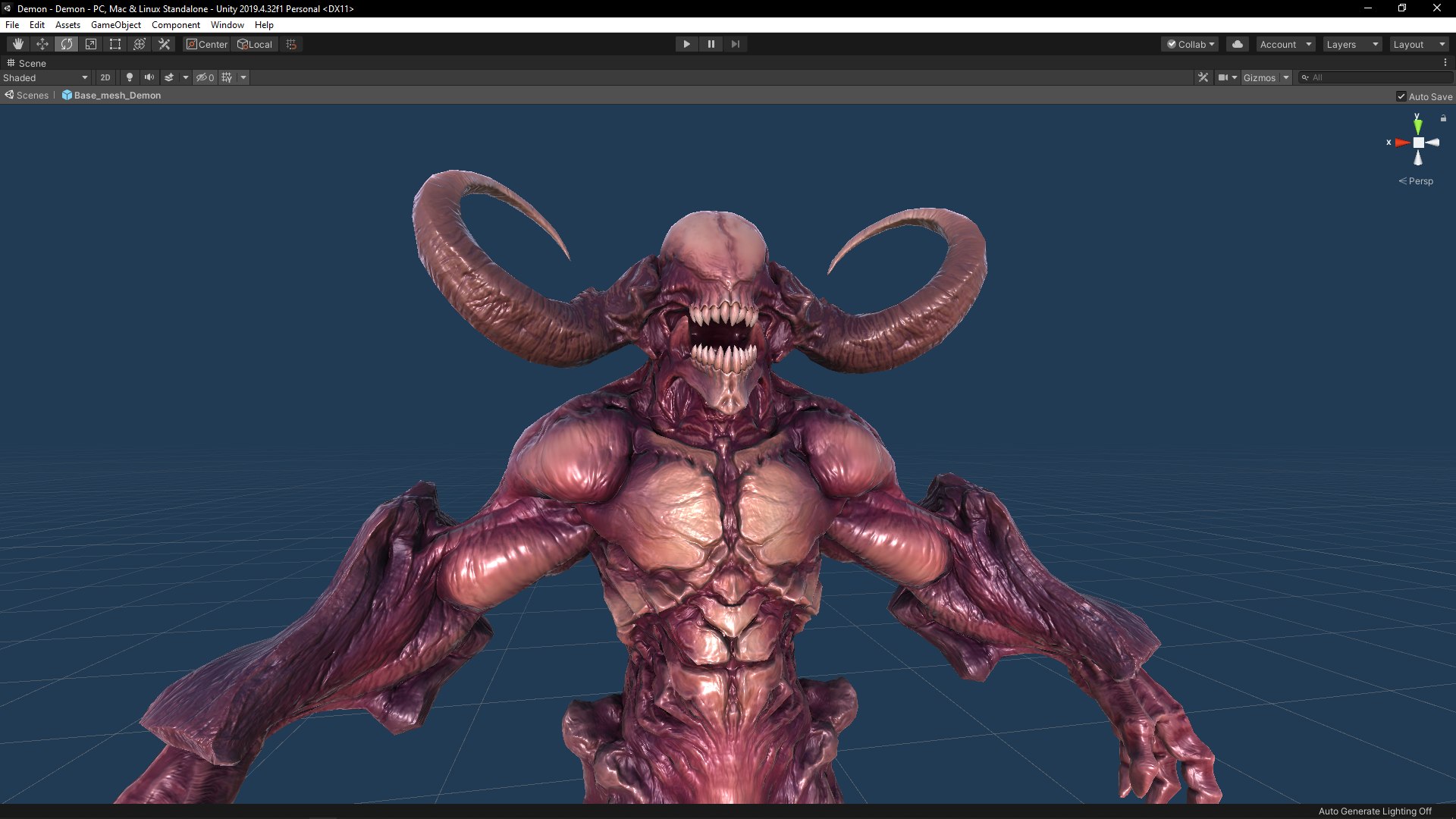 3D Demon Model - TurboSquid 1855240