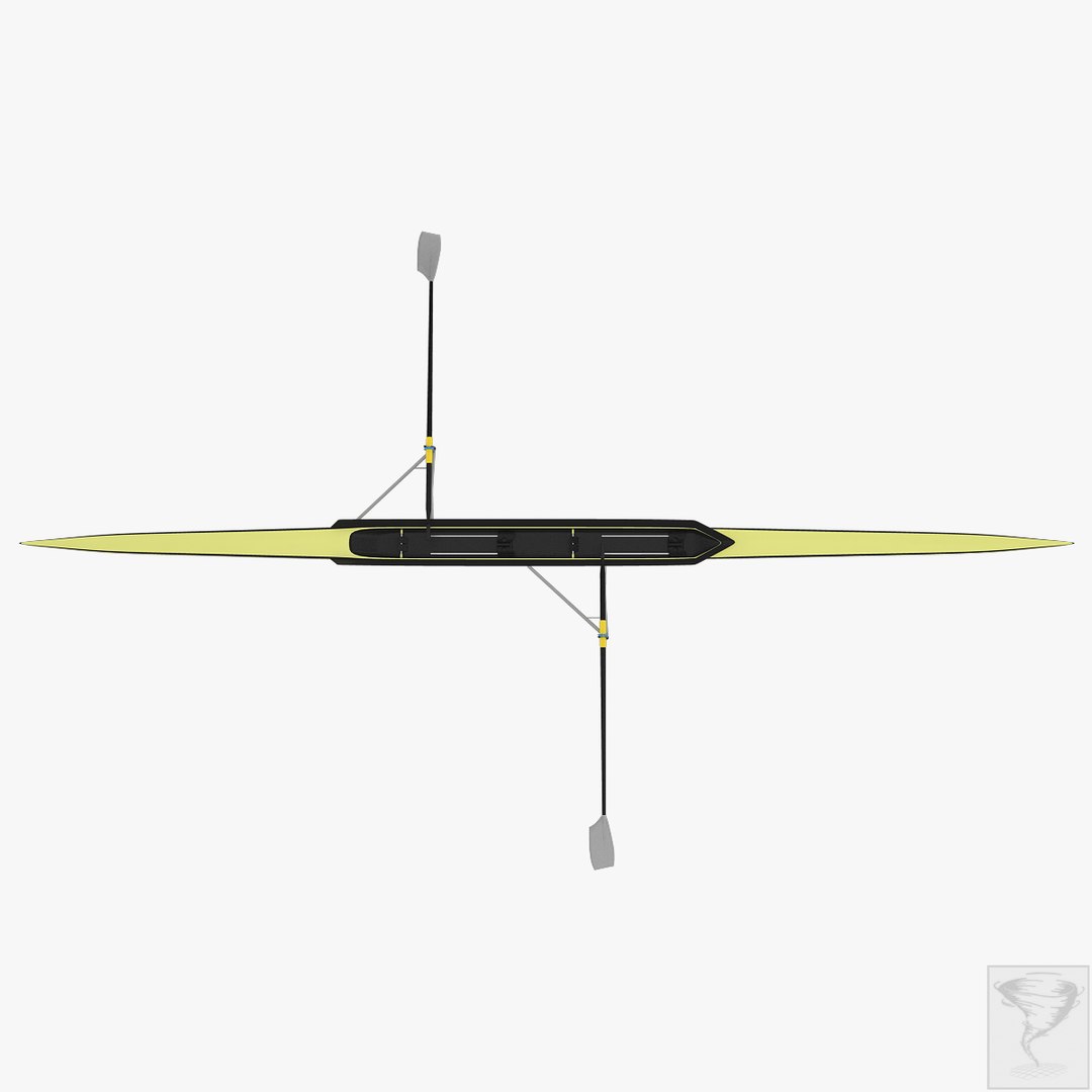Pair Oars 3d Model