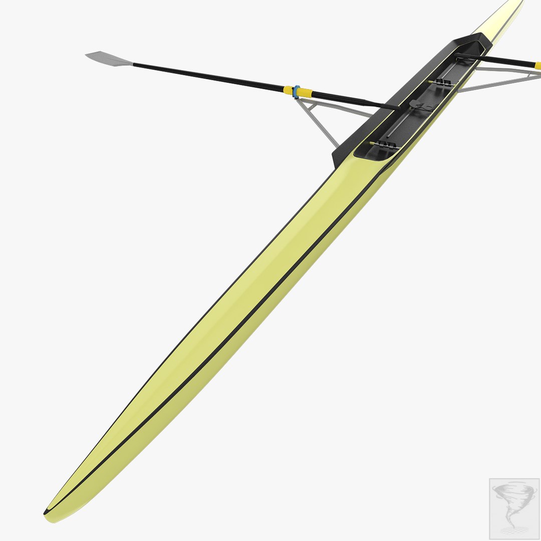 Pair Oars 3d Model
