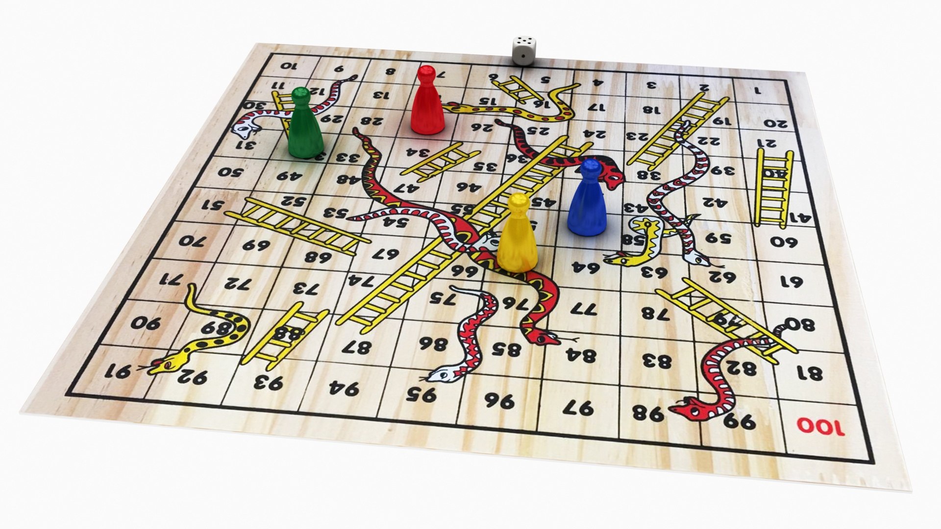 Ludo Snakes Ladders 3D Model - TurboSquid 1535704