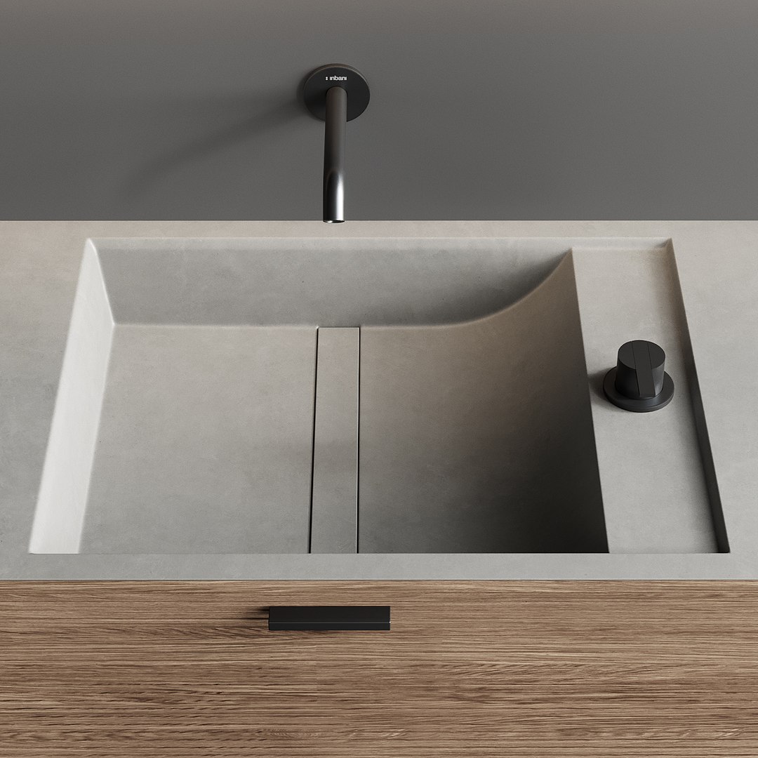 3D Inbani Grate 03 Vanity Unit Set 4 - TurboSquid 1786468