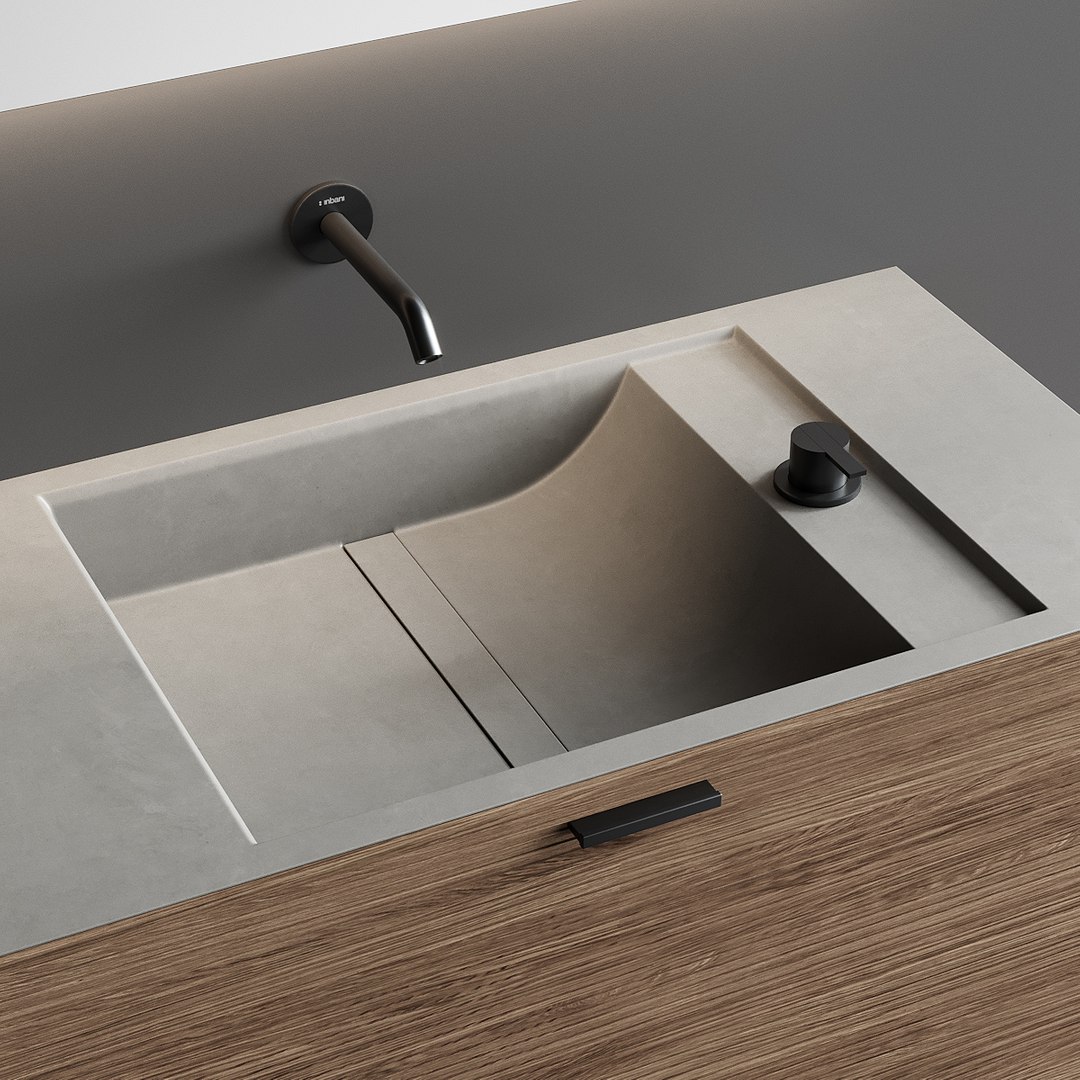 3D Inbani Grate 03 Vanity Unit Set 4 - TurboSquid 1786468