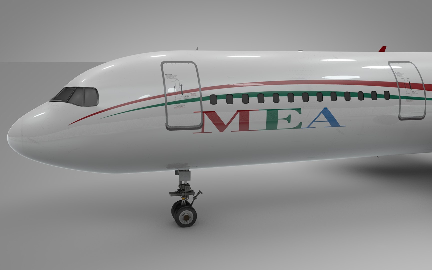 3D a321 neo mea airlines model - TurboSquid 1642101