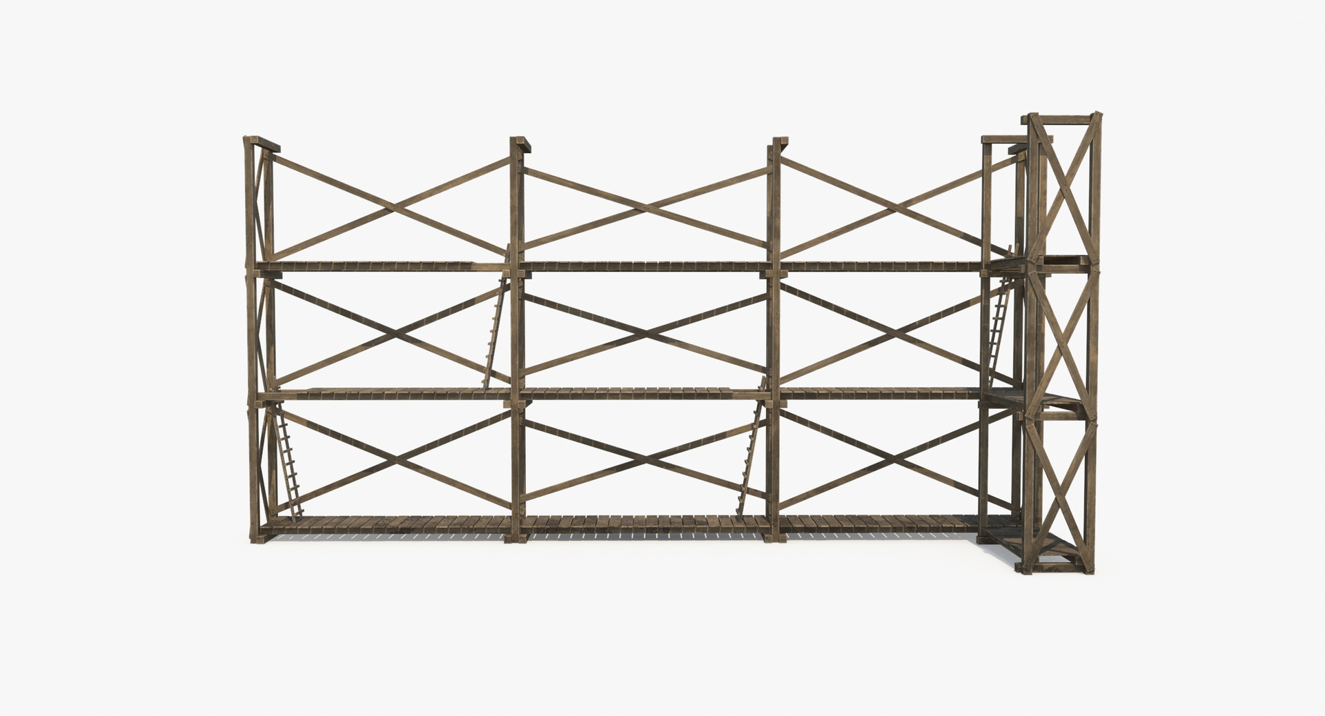 Roman Wooden Scaffold(1) 3D Model - TurboSquid 2162047