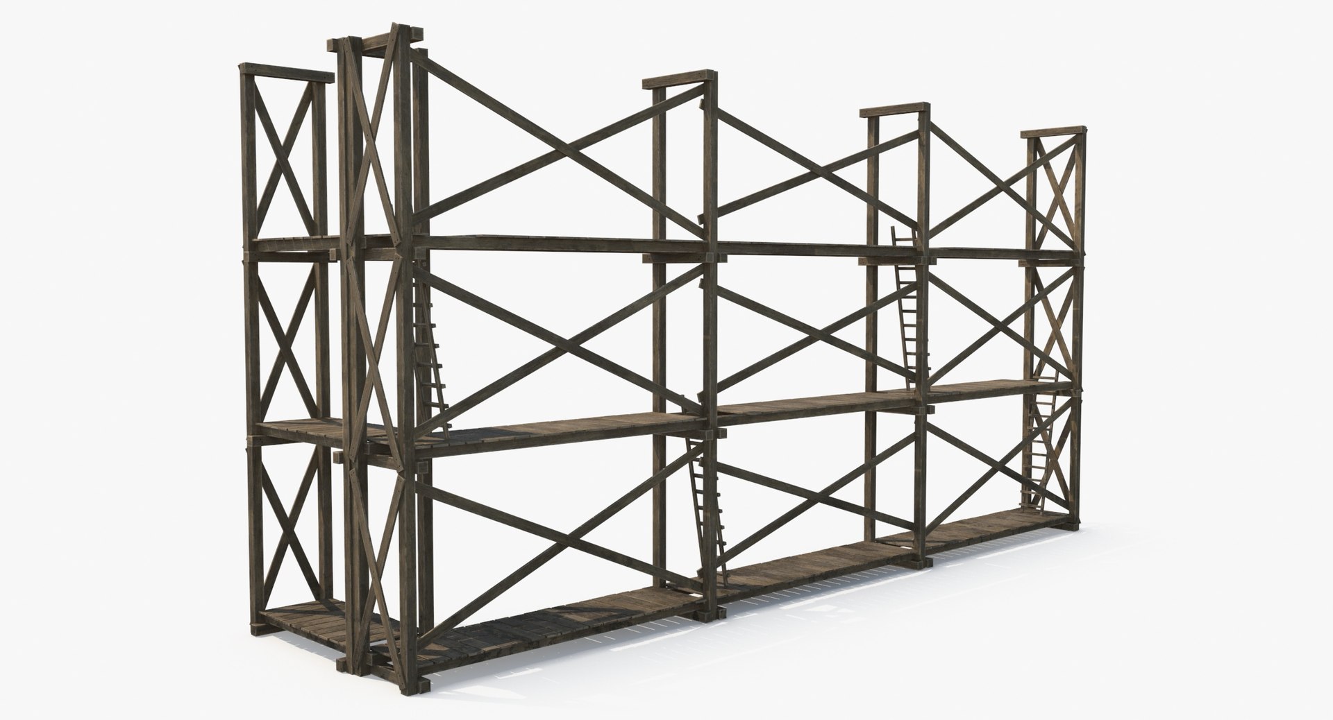 Roman Wooden Scaffold(1) 3D Model - TurboSquid 2162047