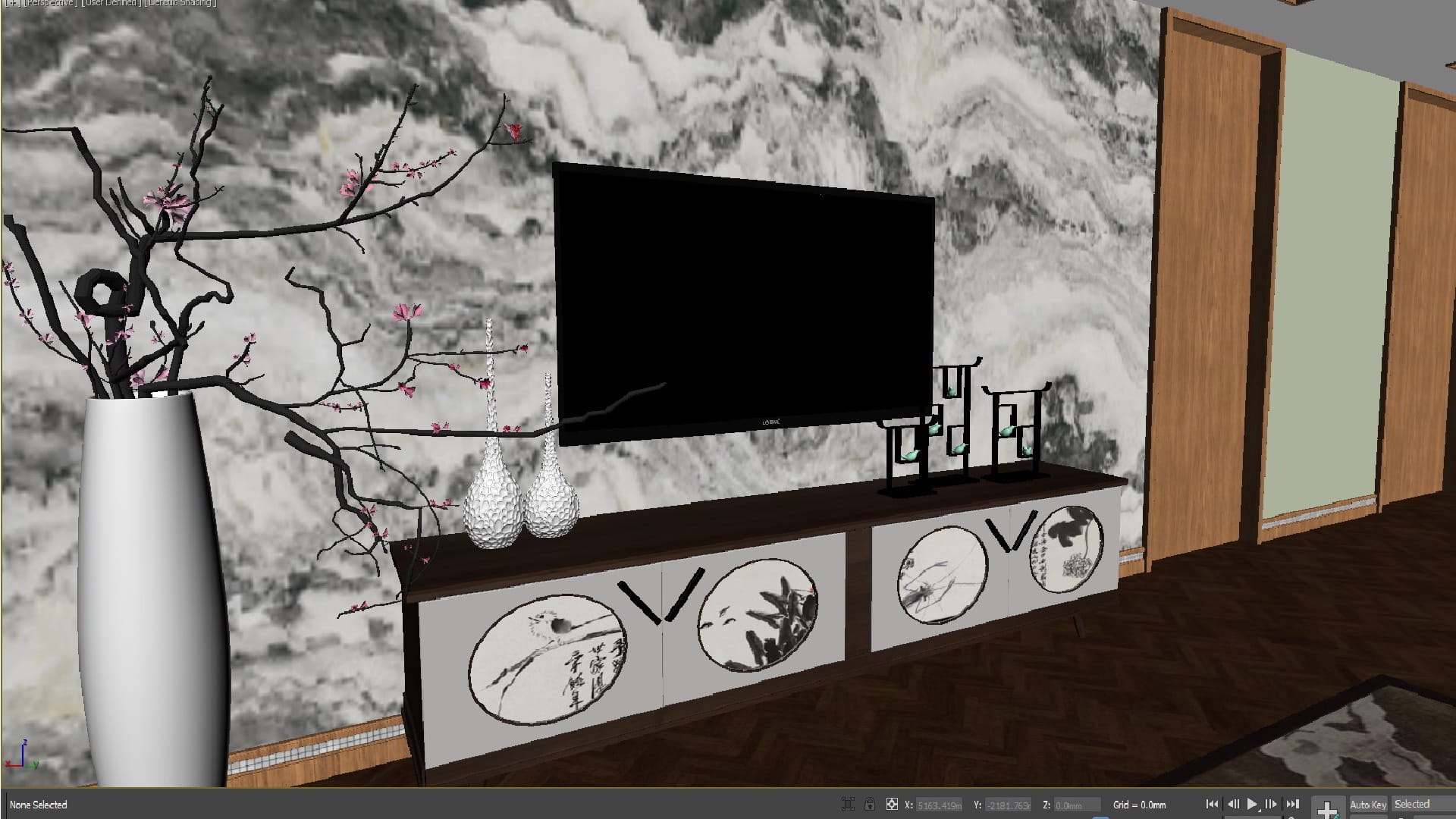 New Chinese Style Living Room 3D Model - TurboSquid 2024037