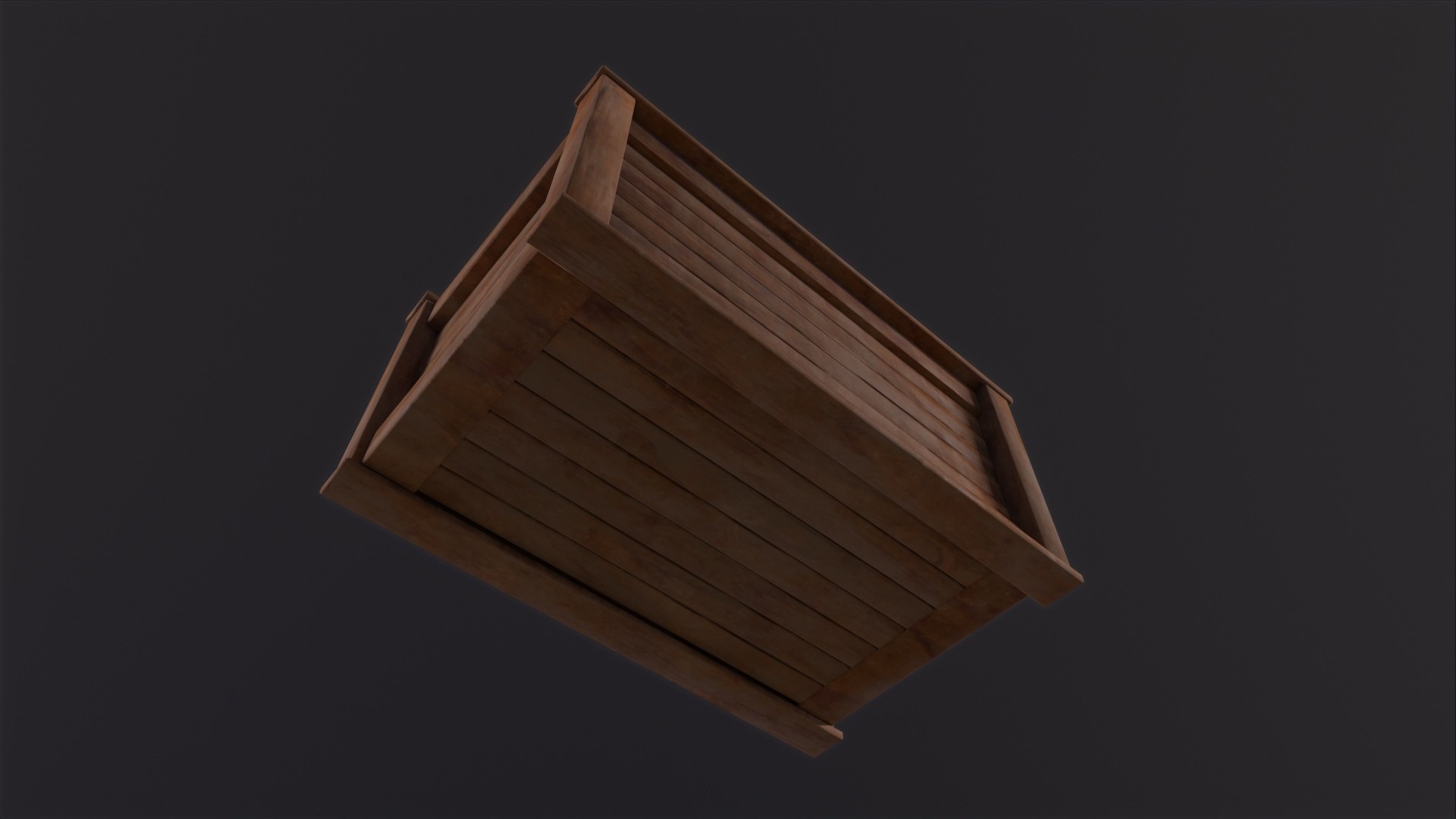 3D Wooden Box Model - TurboSquid 2117946