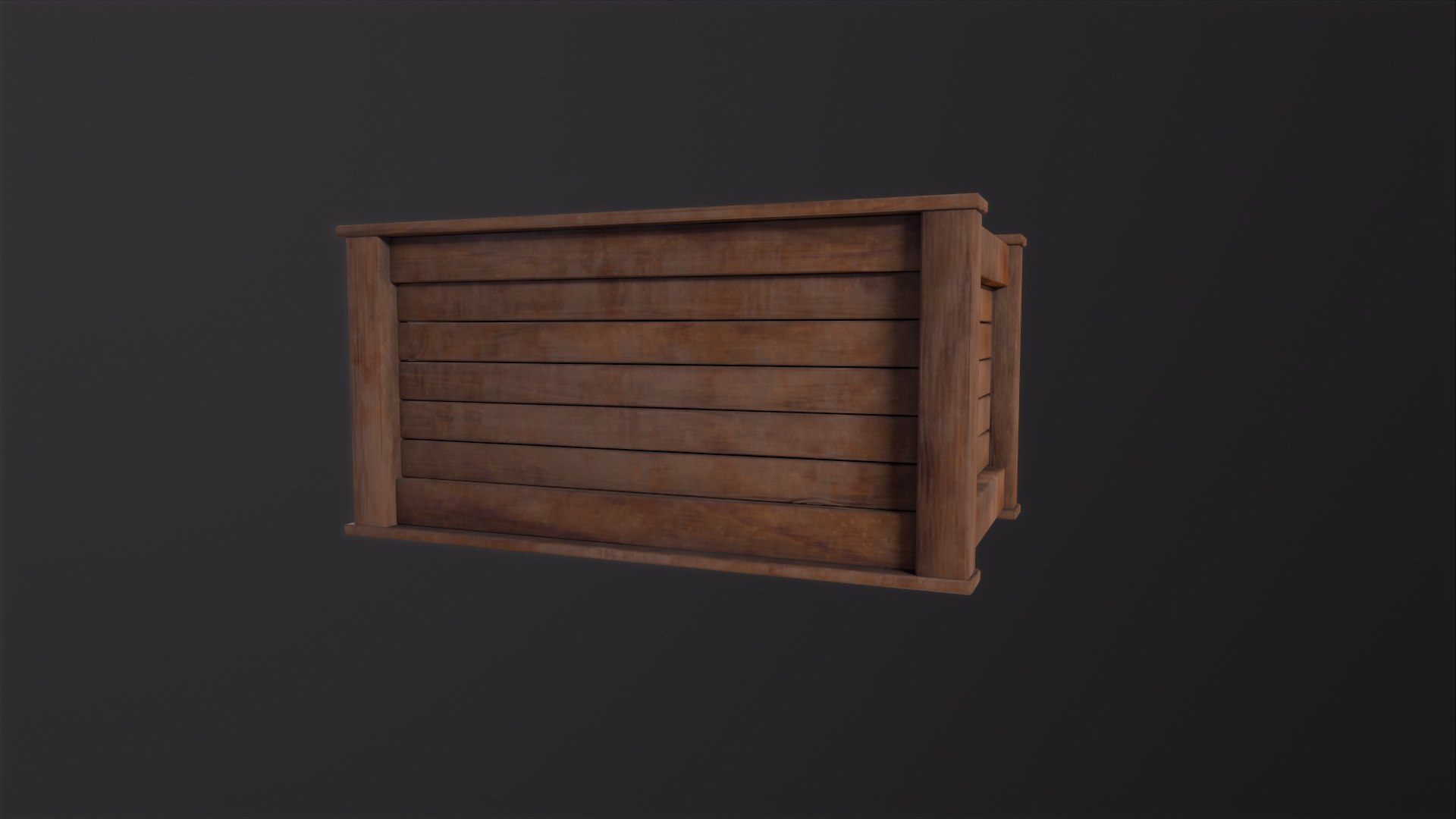 3D Wooden Box Model - TurboSquid 2117946