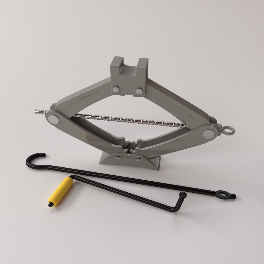 Car Jack 3D Model - TurboSquid 1302032