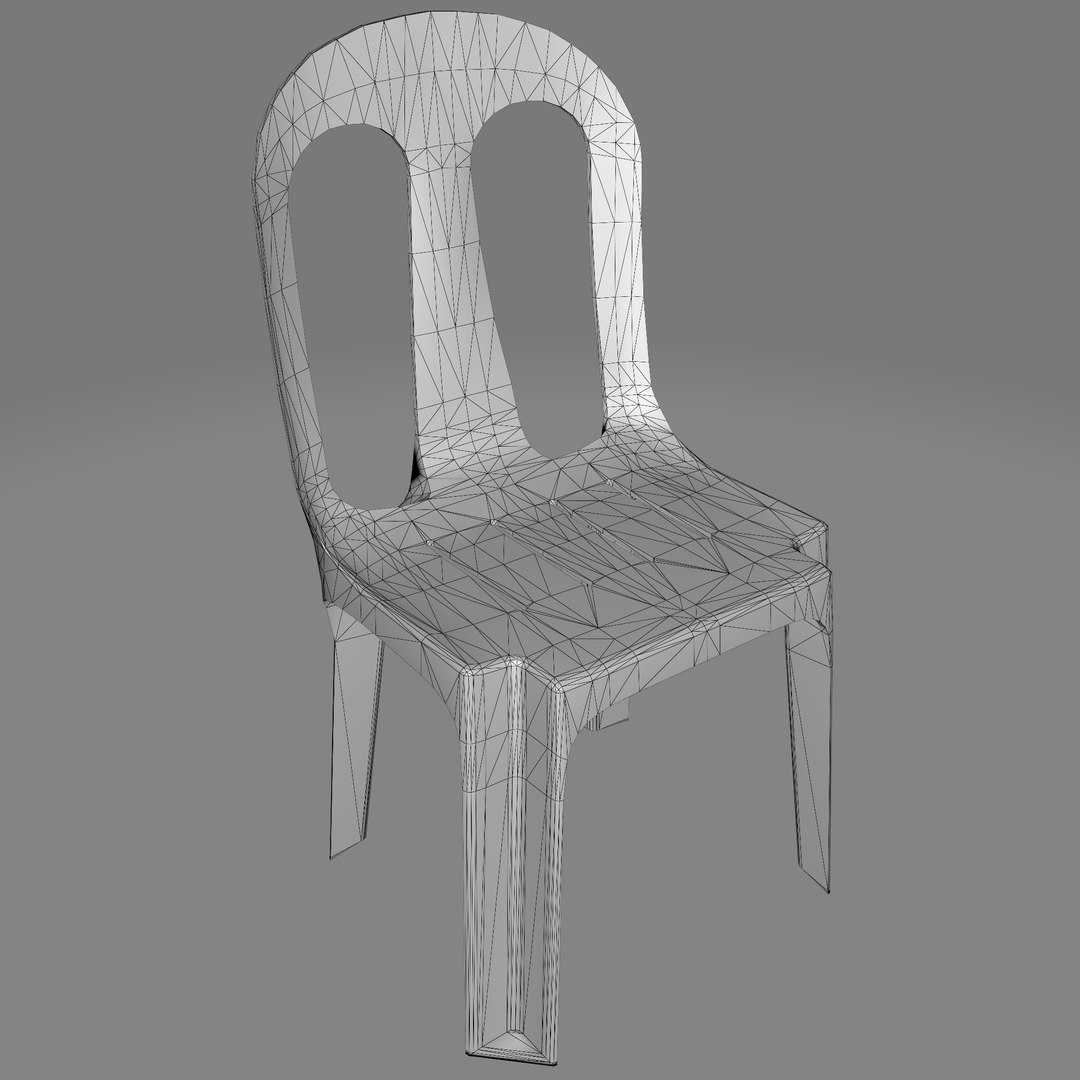 3D Model Plastic Chair - TurboSquid 1707808