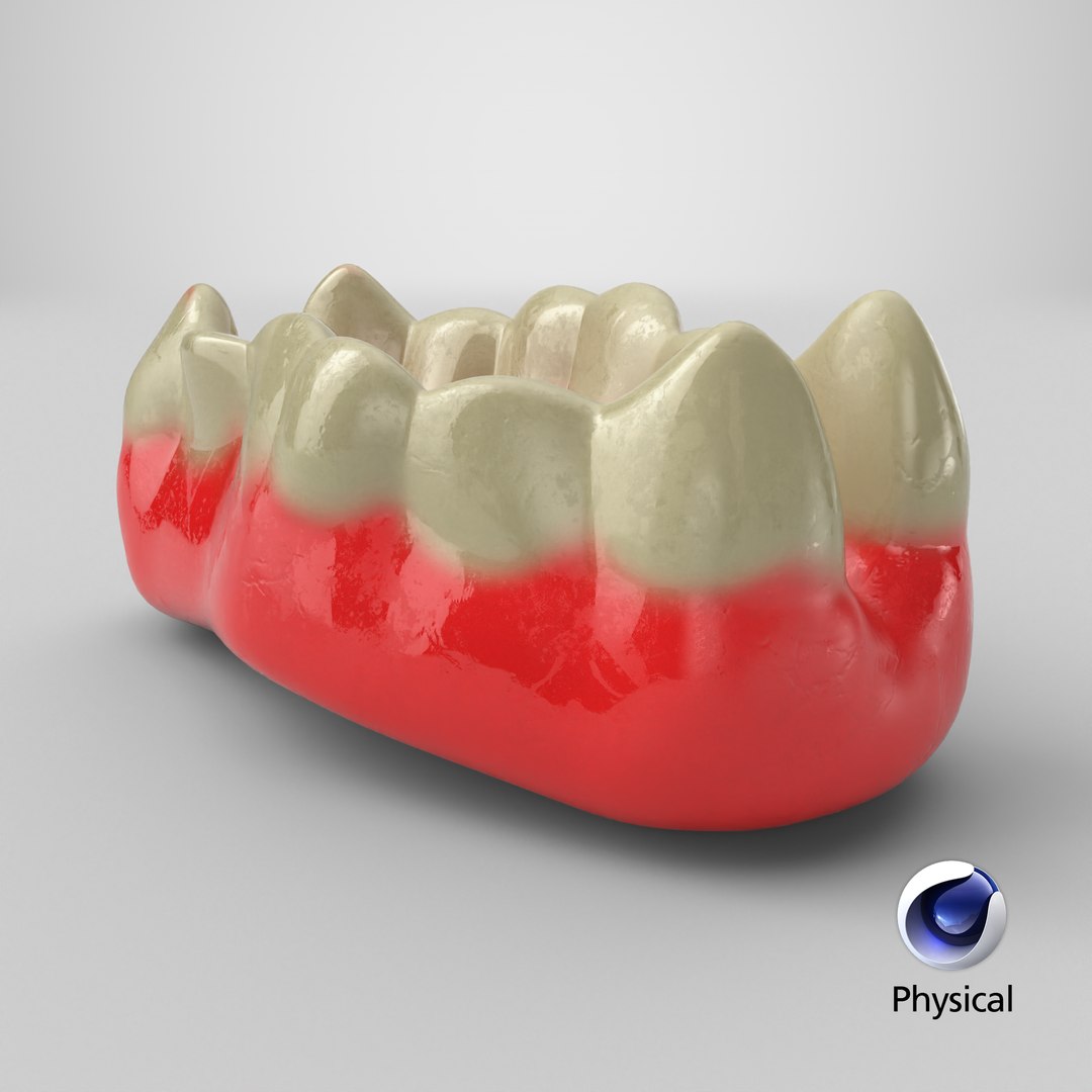 Chewing Gummy Double Teeth Candy 3D Model - TurboSquid 2234695