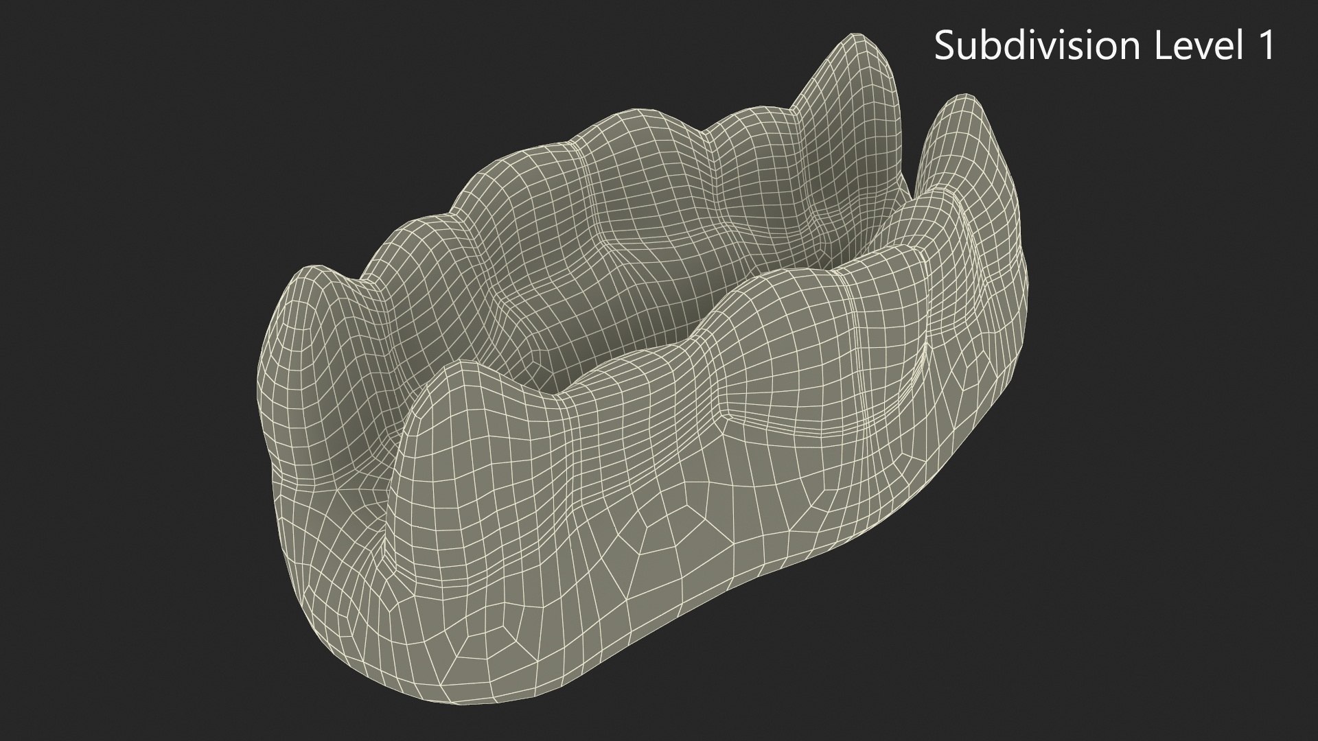 Chewing Gummy Double Teeth Candy 3D Model - TurboSquid 2234695