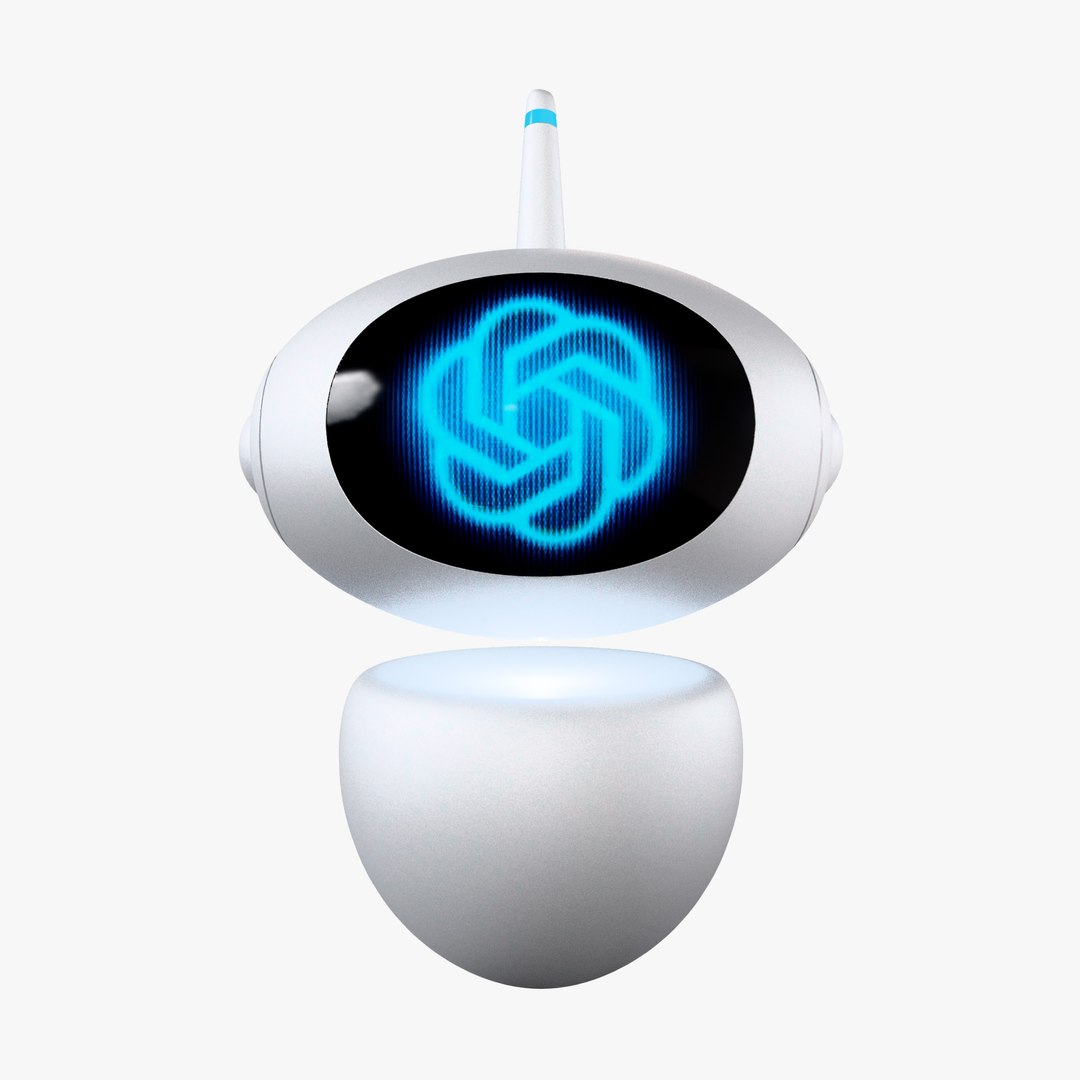 3D Model Chatbot Ai Telegram Bot Mascot - TurboSquid 2331927