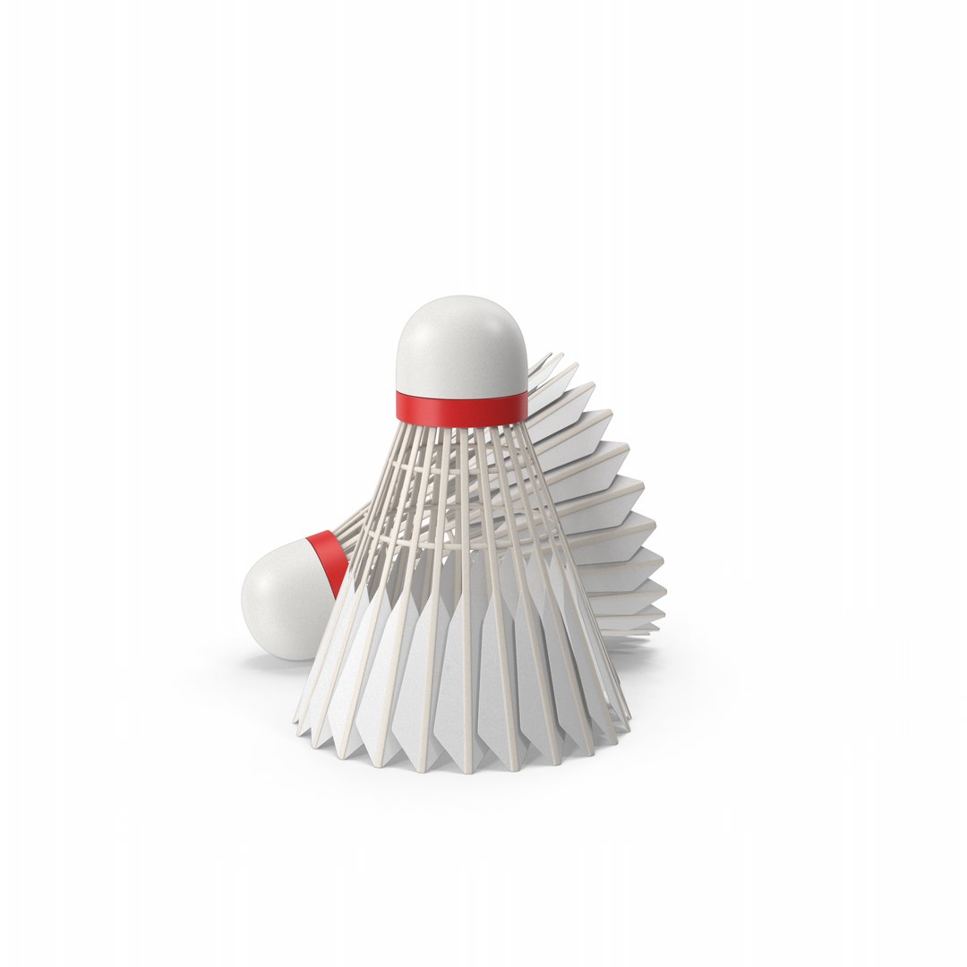 Badminton Shuttlecocks 3D Model - TurboSquid 1983016