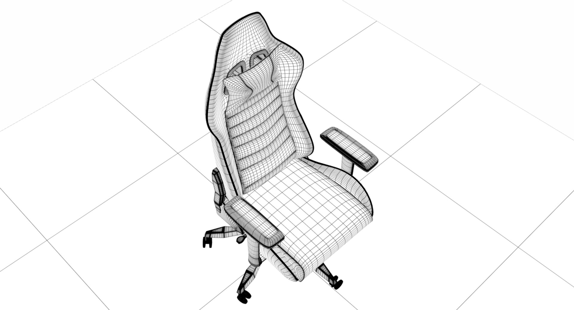 3D gaming ergonomic leather chair - TurboSquid 1425565