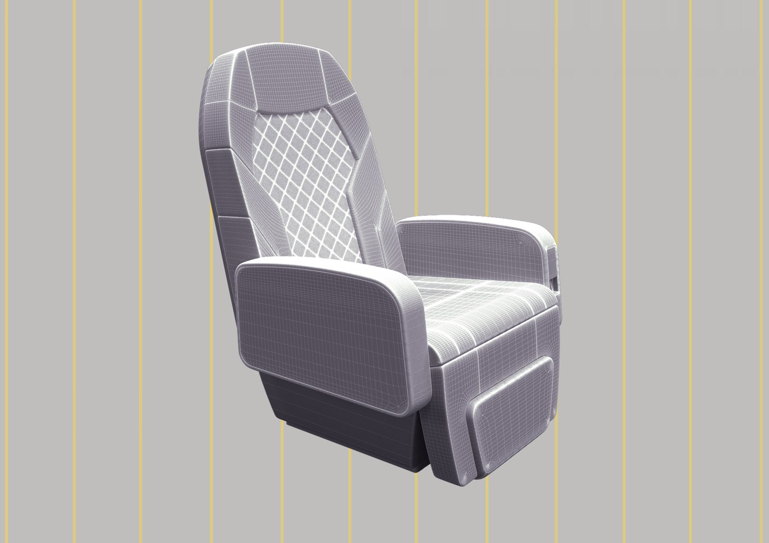 3D vip cabin seating - TurboSquid 1563568