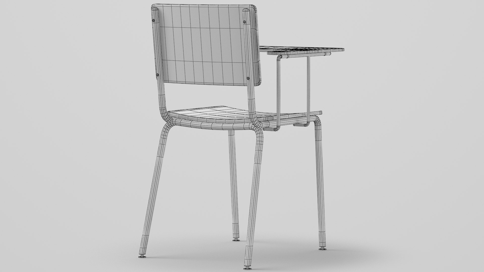 3D Classroom Chair model - TurboSquid 1786630