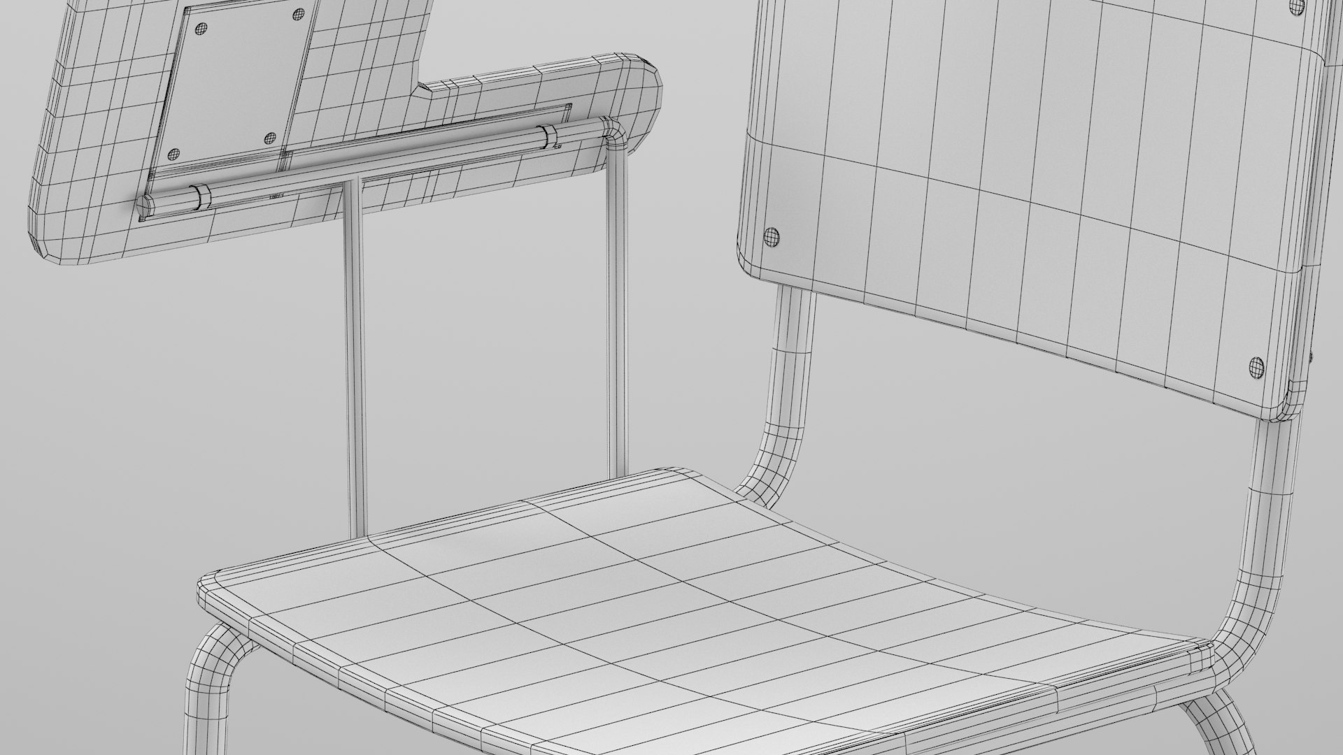 3D Classroom Chair model - TurboSquid 1786630