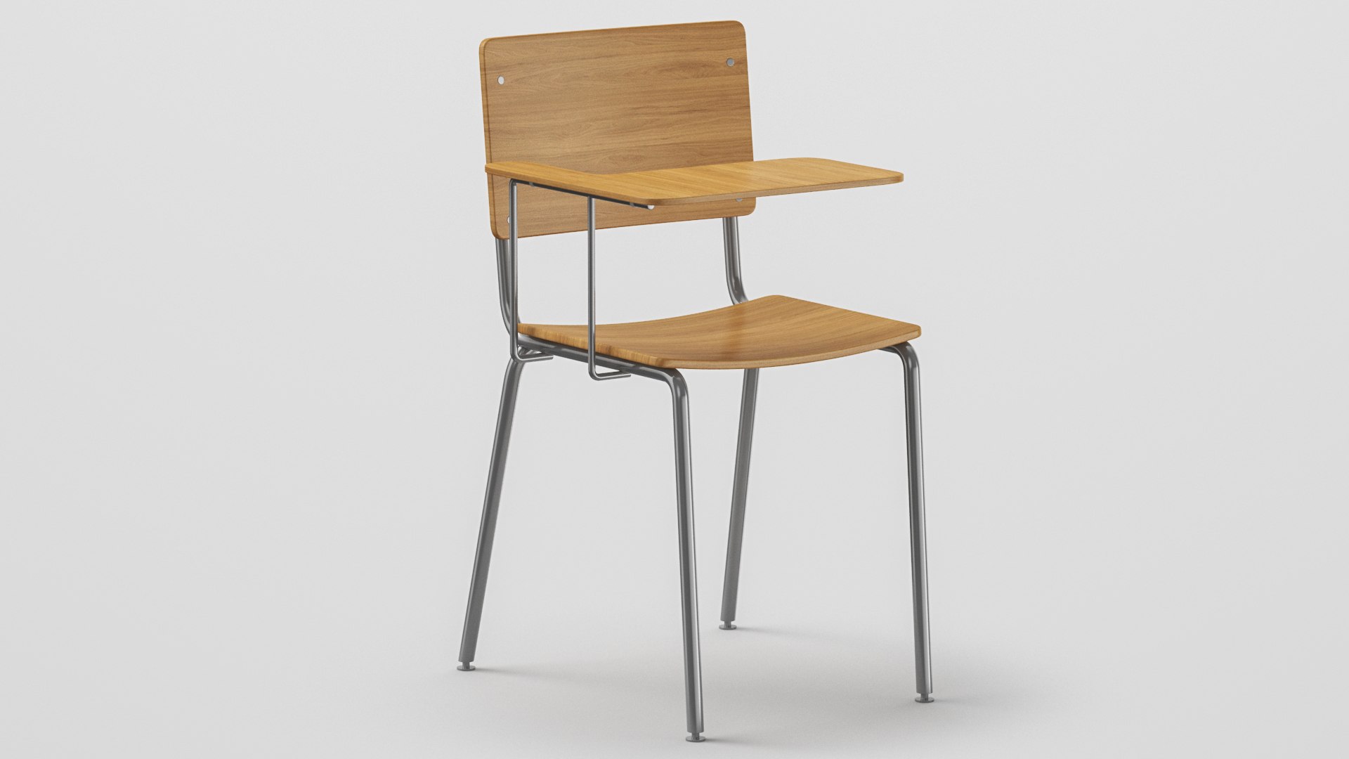 3D Classroom Chair model - TurboSquid 1786630