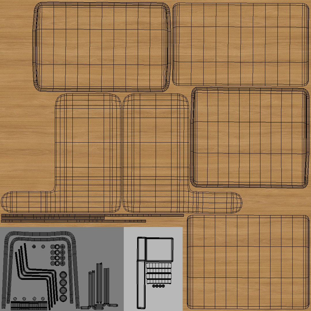 3D Classroom Chair model - TurboSquid 1786630