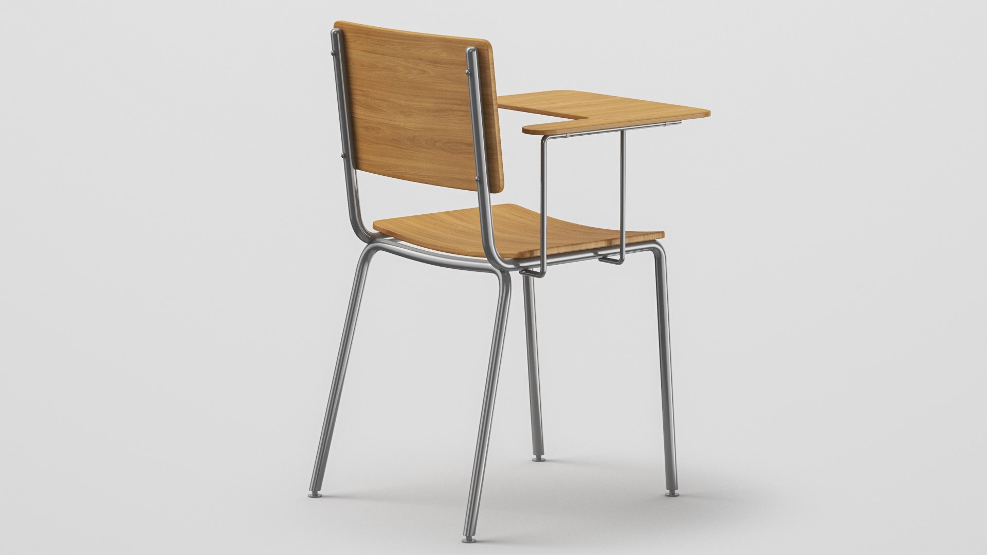 3D Classroom Chair model - TurboSquid 1786630