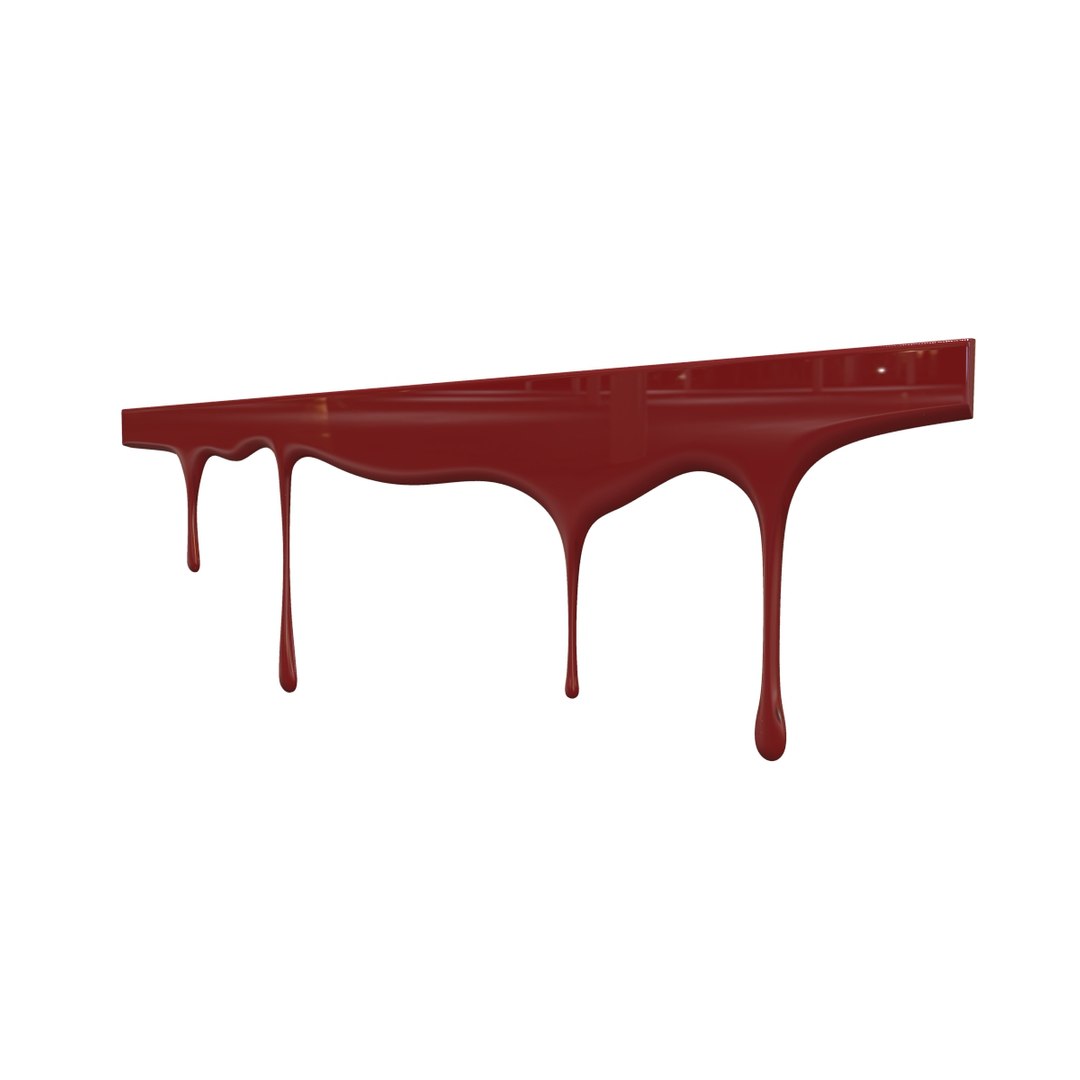 3d Paint Drops Model