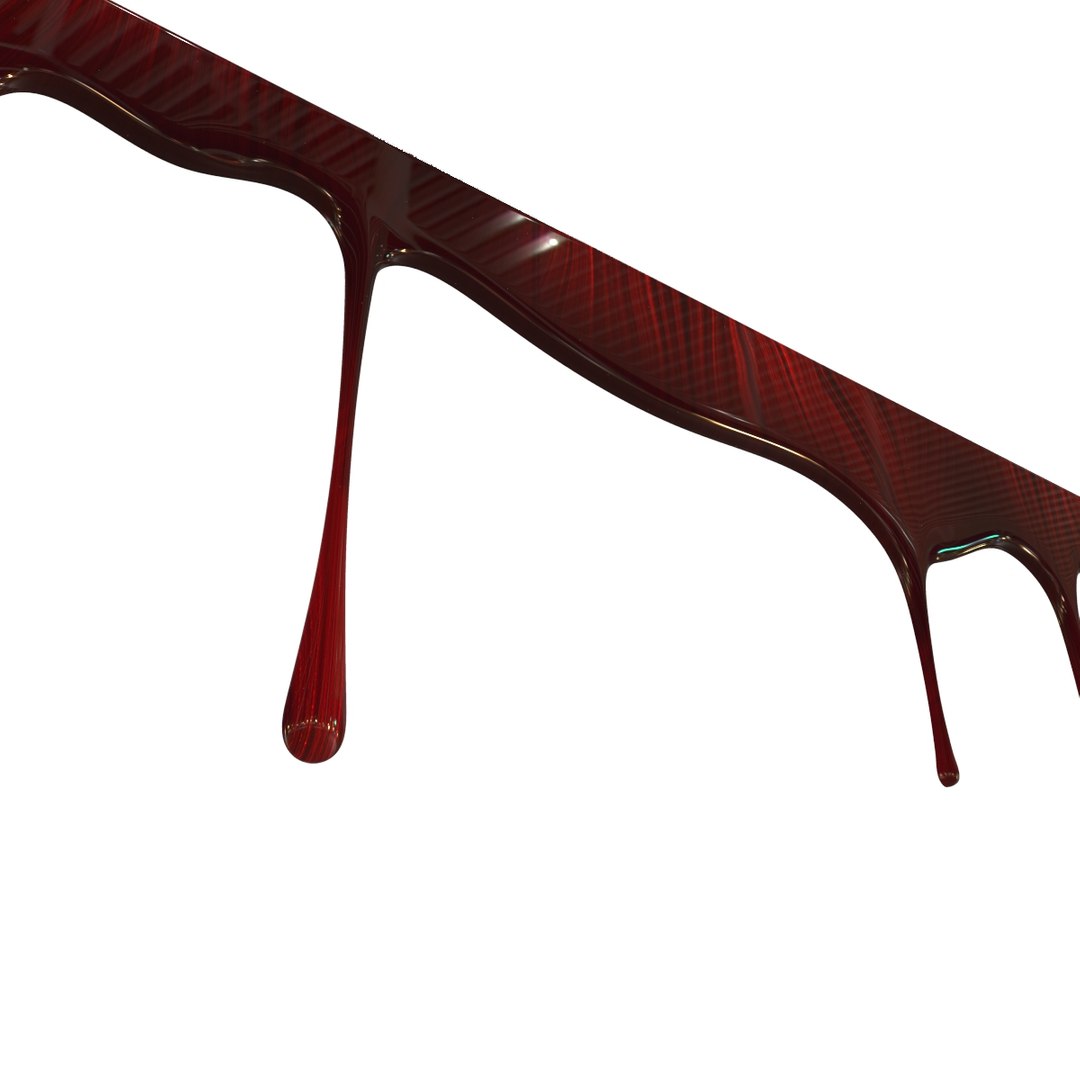 3d Paint Drops Model