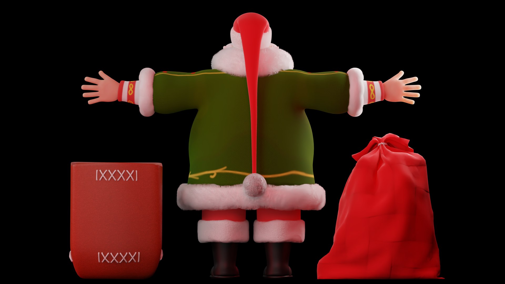 Stylized Santa 3D Model - TurboSquid 2014956