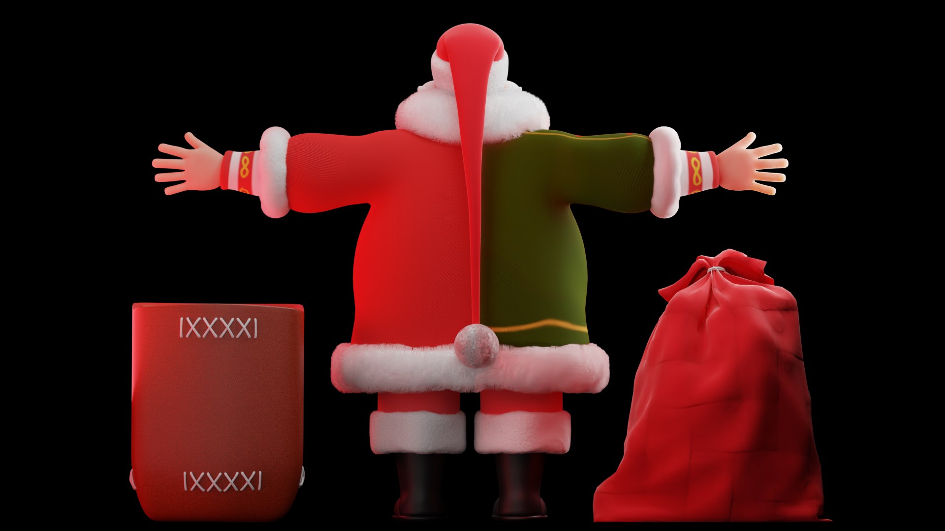 Stylized Santa 3D Model - TurboSquid 2014956