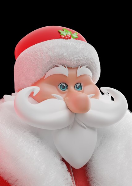 modelo 3d Papá Noel estilizado - TurboSquid 2014956
