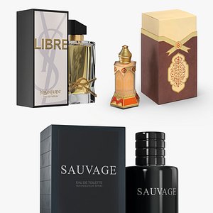 Bundle 3D Patchouli Perfume Models For Download | TurboSquid