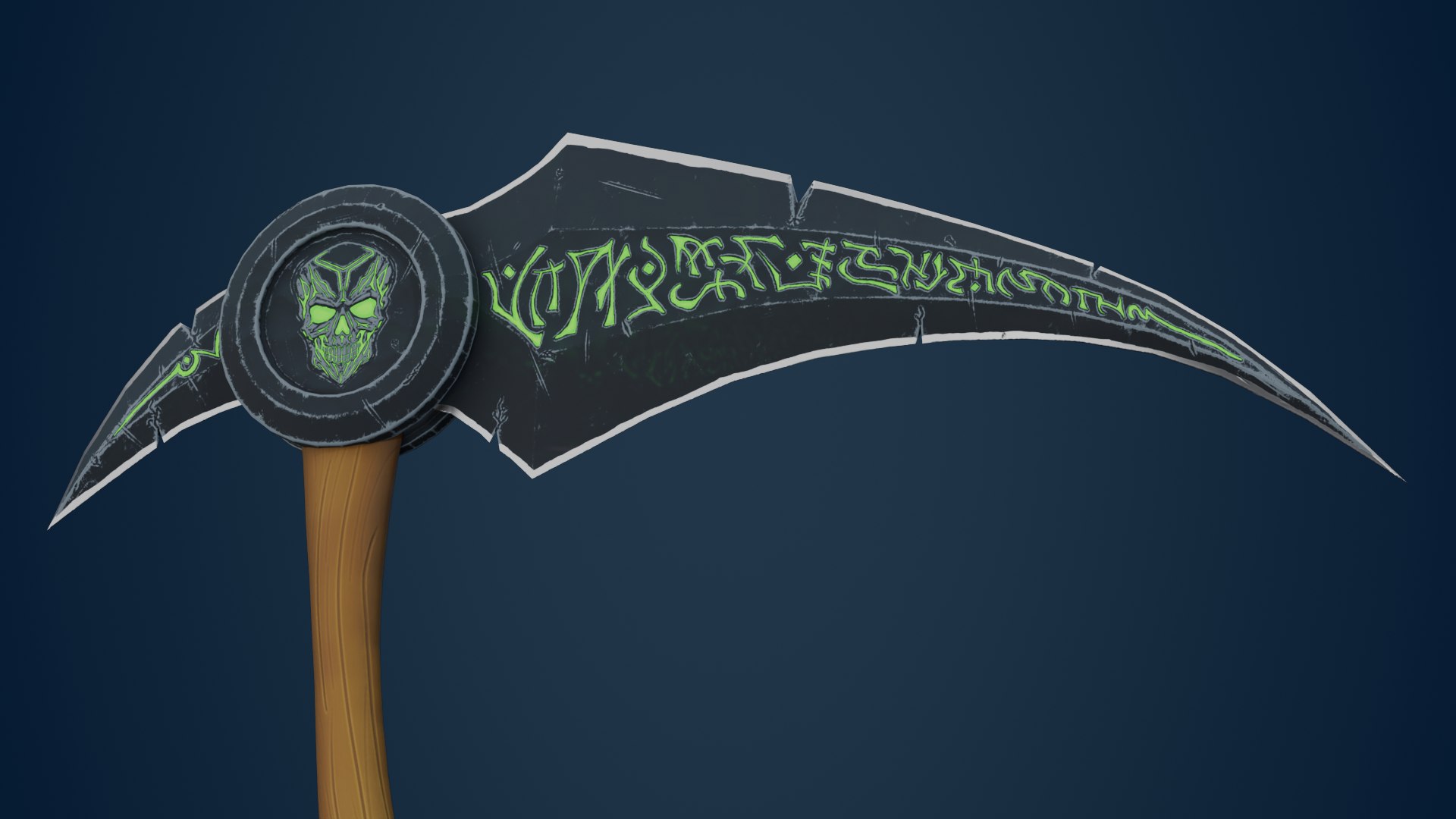 Stylized Scythe Weapon 3D - TurboSquid 2283843