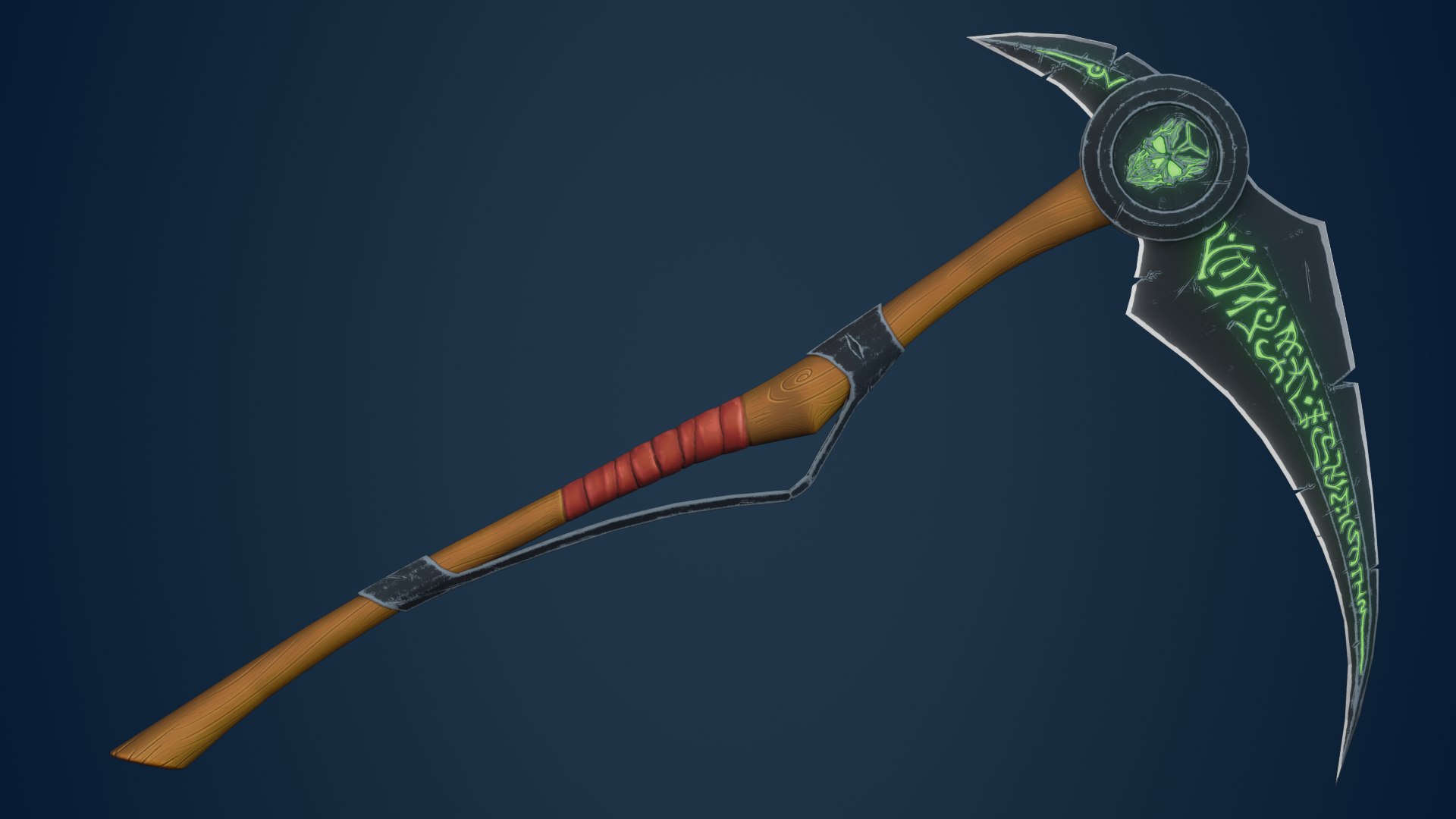 Stylized Scythe Weapon 3D - TurboSquid 2283843