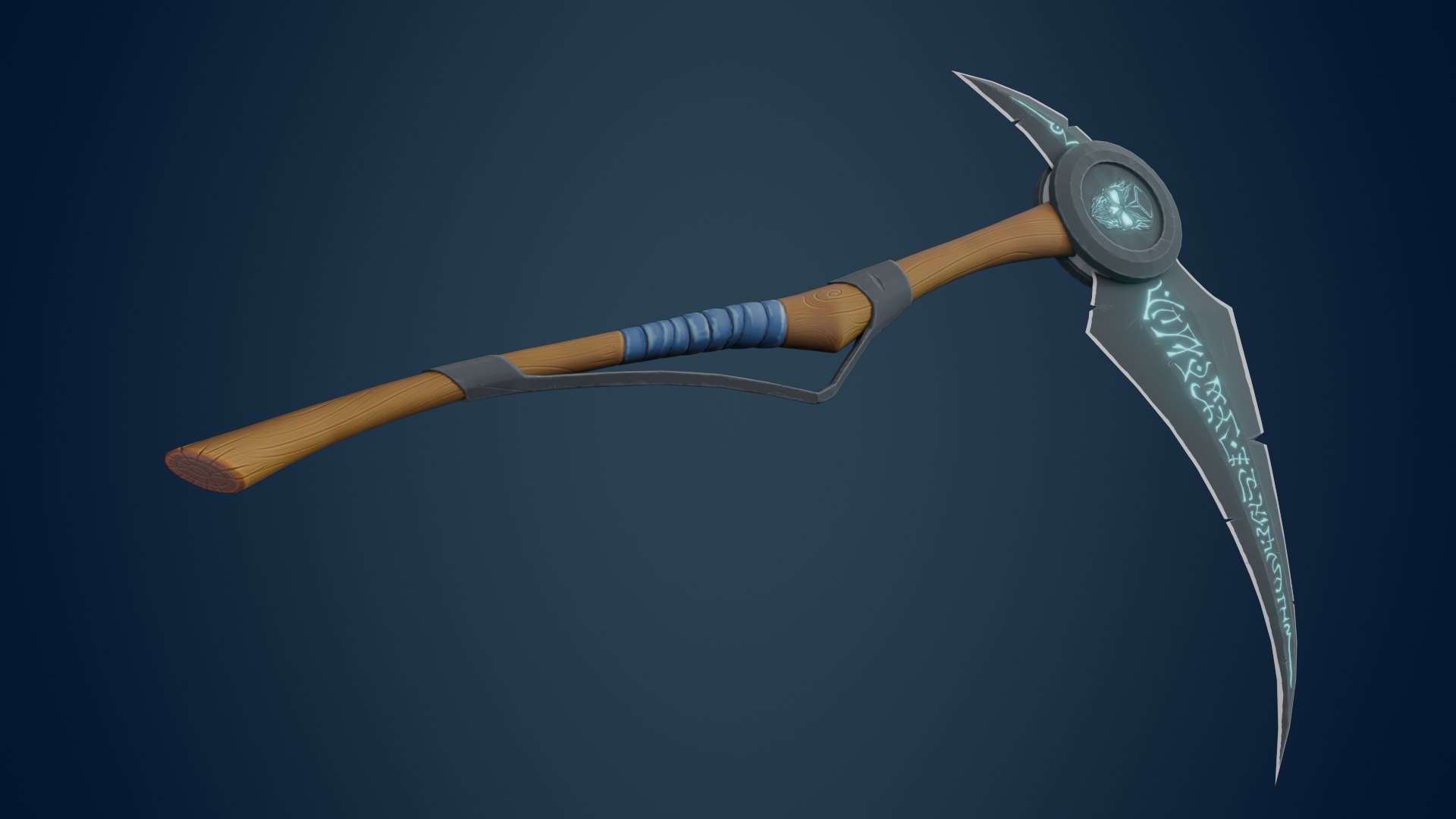 Stylized Scythe Weapon 3D - TurboSquid 2283843