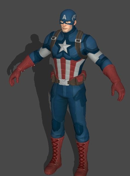 Captain America 3D Models for Download | TurboSquid
