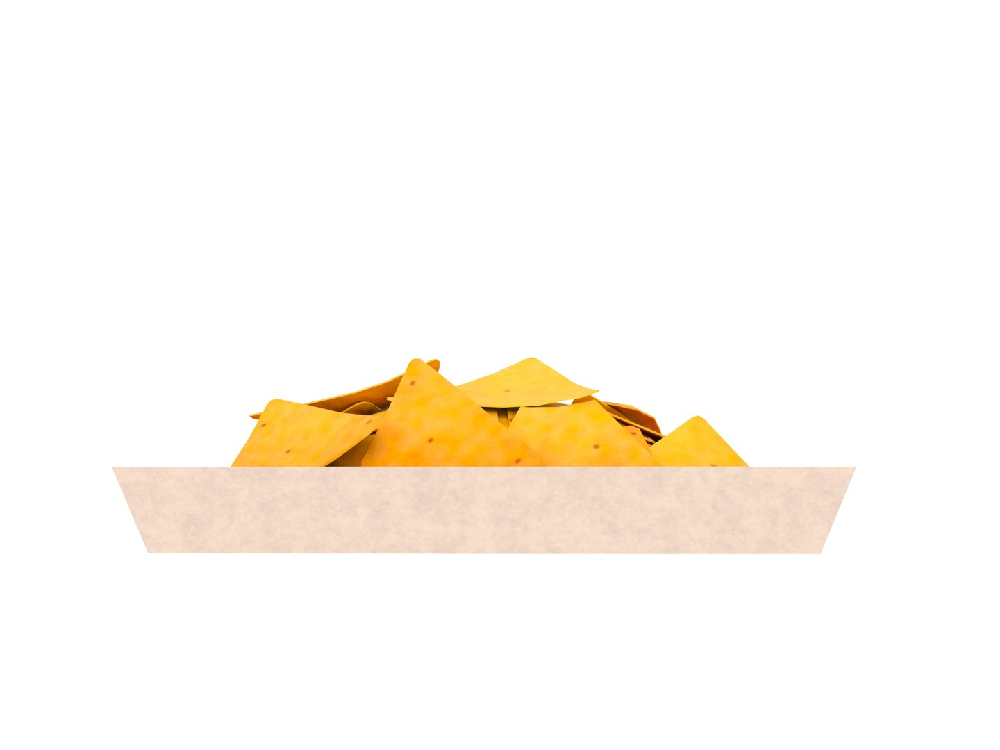 3D Nacho Food Snack Model - TurboSquid 1696157