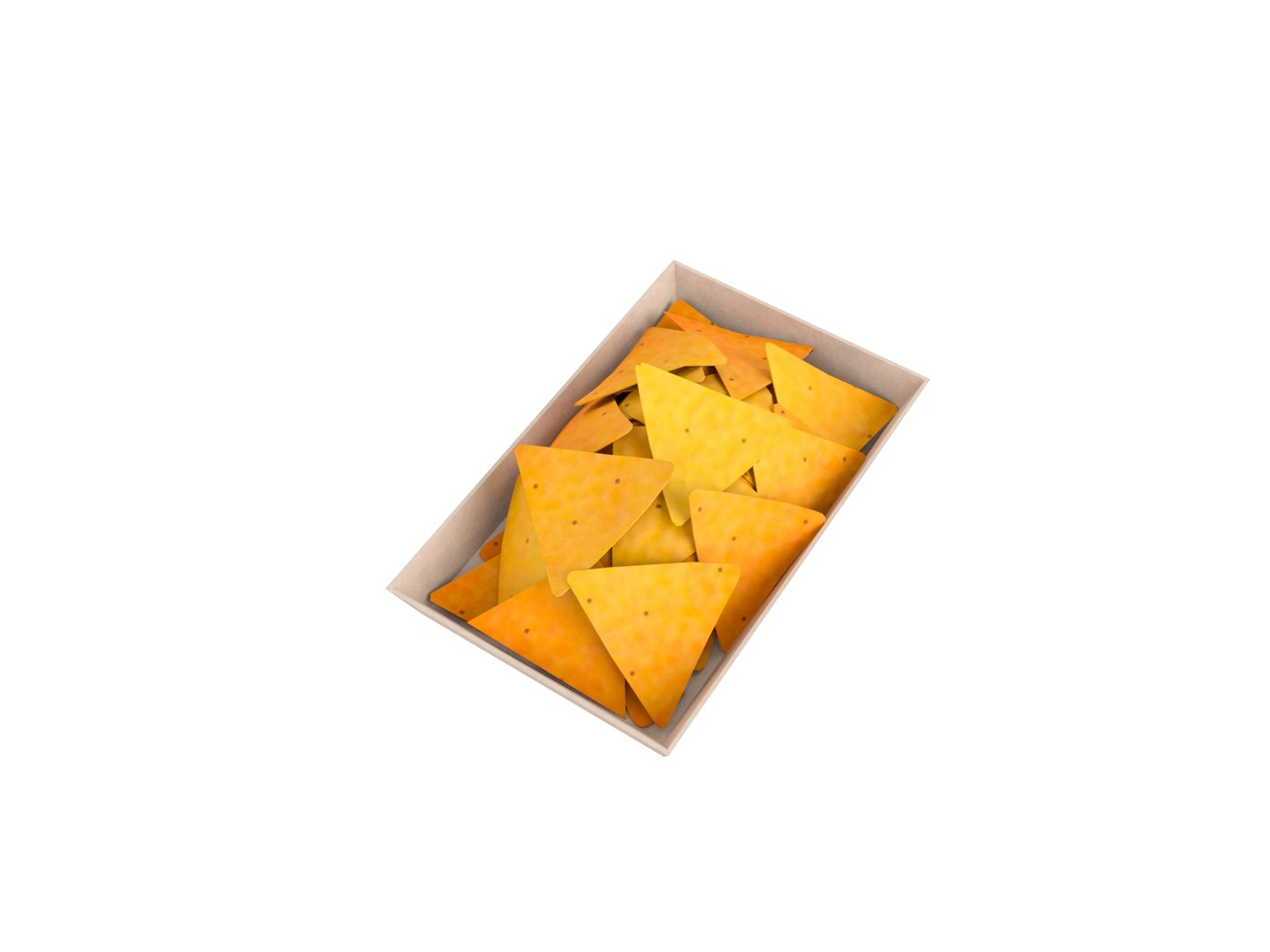 3D Nacho Food Snack Model - TurboSquid 1696157