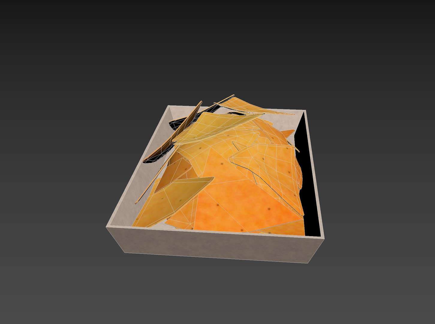 3D Nacho Food Snack Model - TurboSquid 1696157
