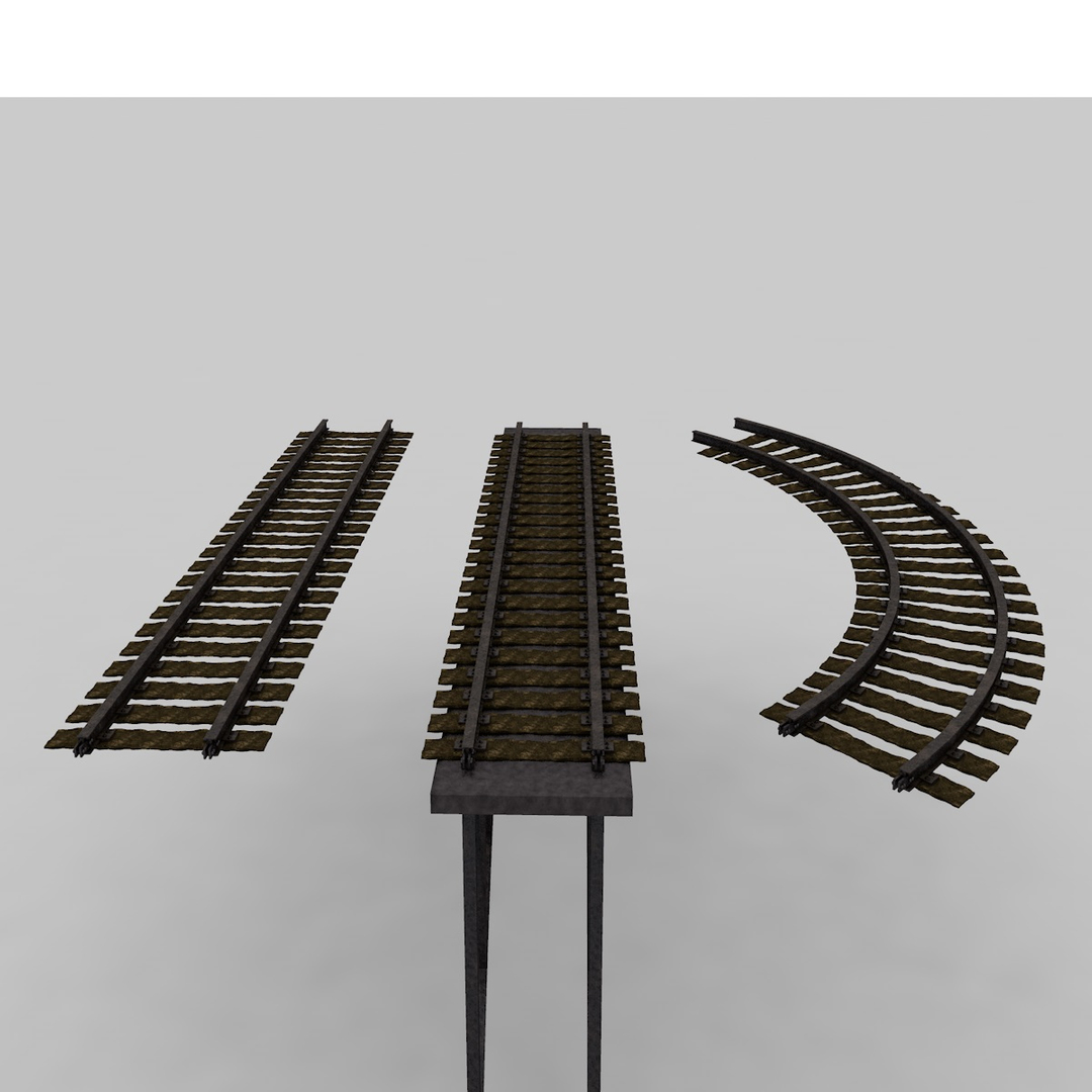 Train Tracks C4d
