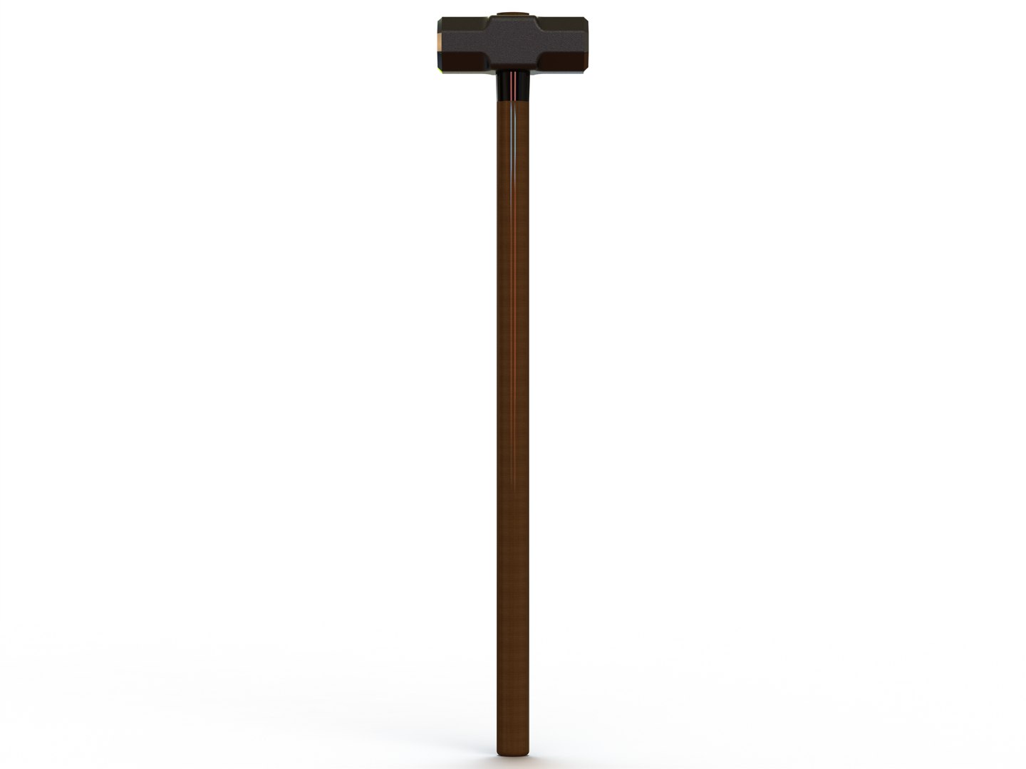 Sledge Hammer with Wooden Handle 3D model - TurboSquid 2159788