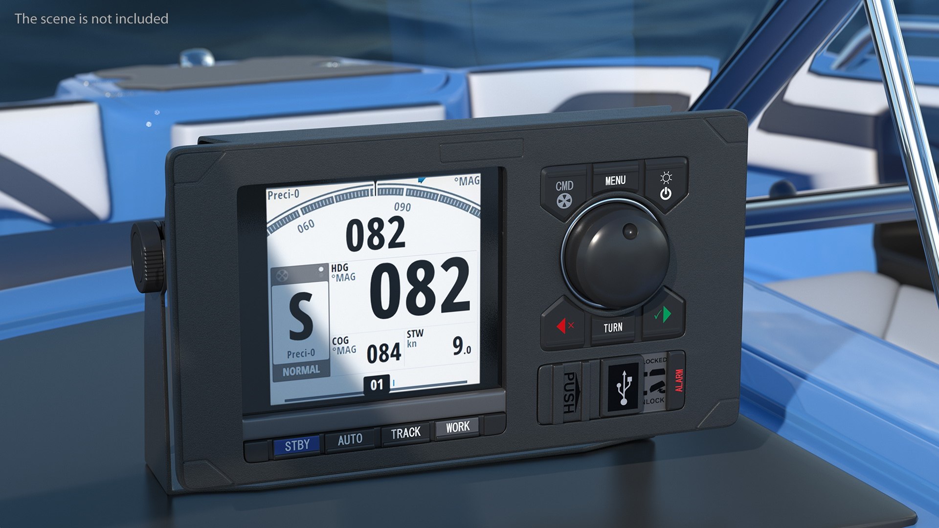 3D model marine autopilot control unit - TurboSquid 1671601