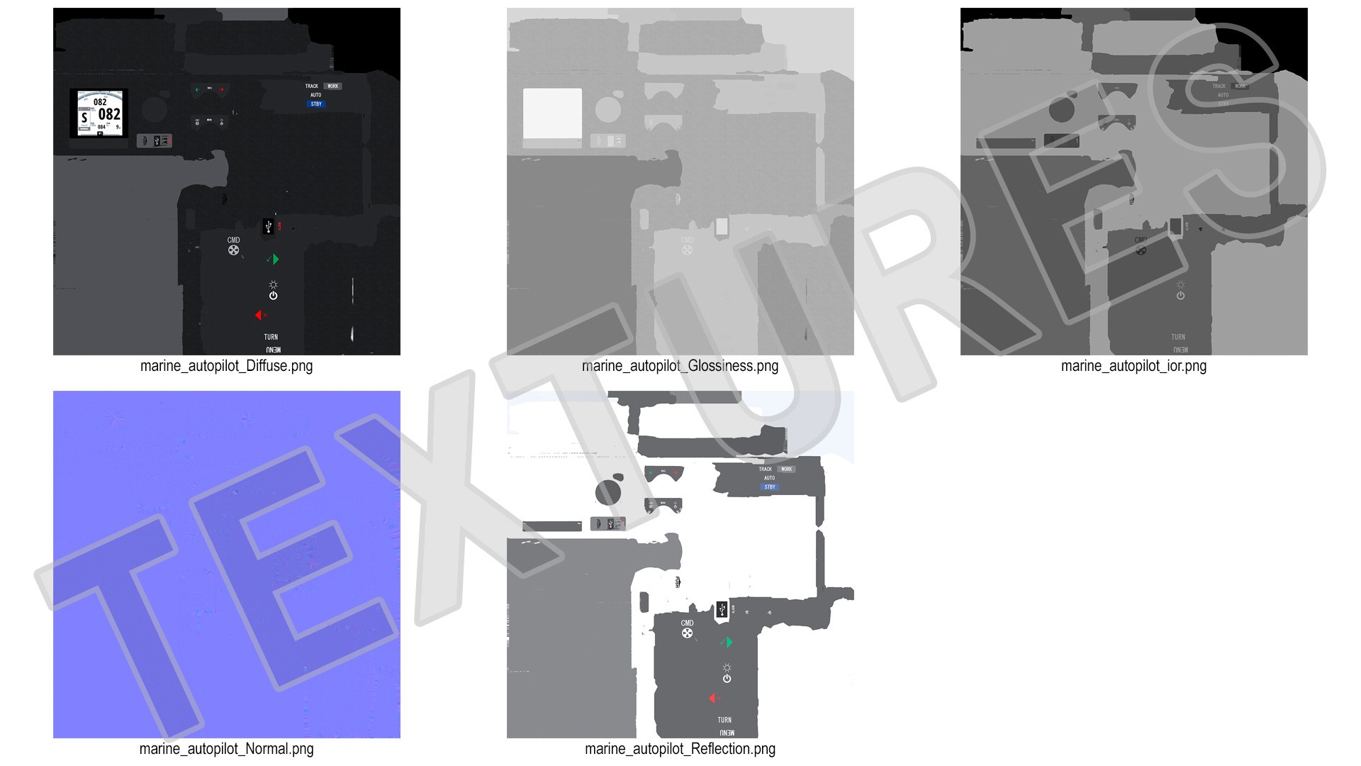 3D model marine autopilot control unit - TurboSquid 1671601